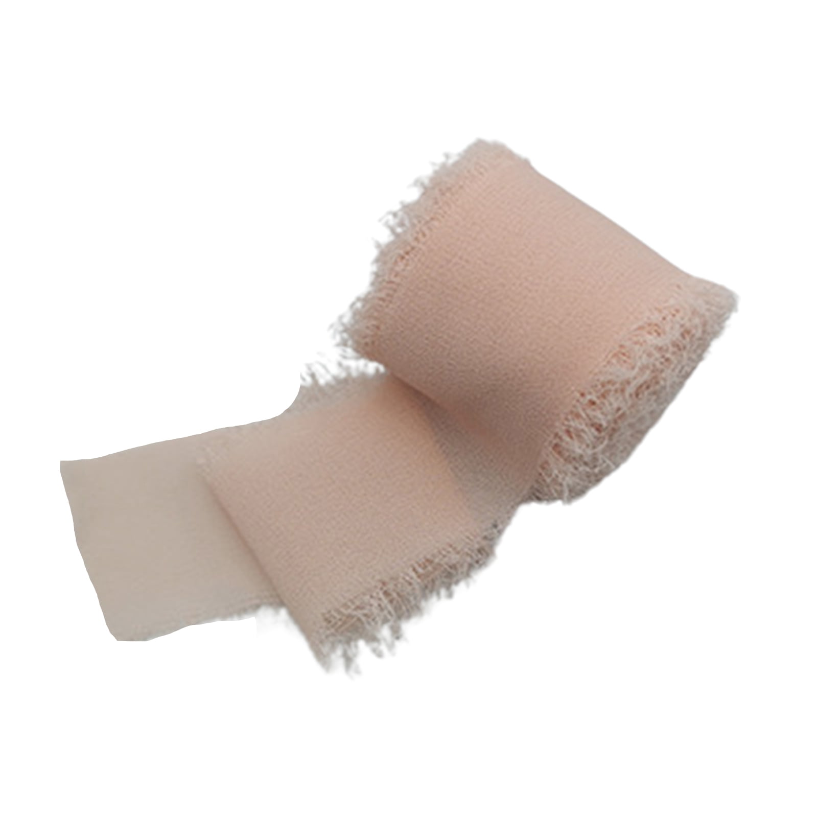 comerut 5cm Ribbon Frayed Edged Handmade Gauze Flower Bouquet Gift ...