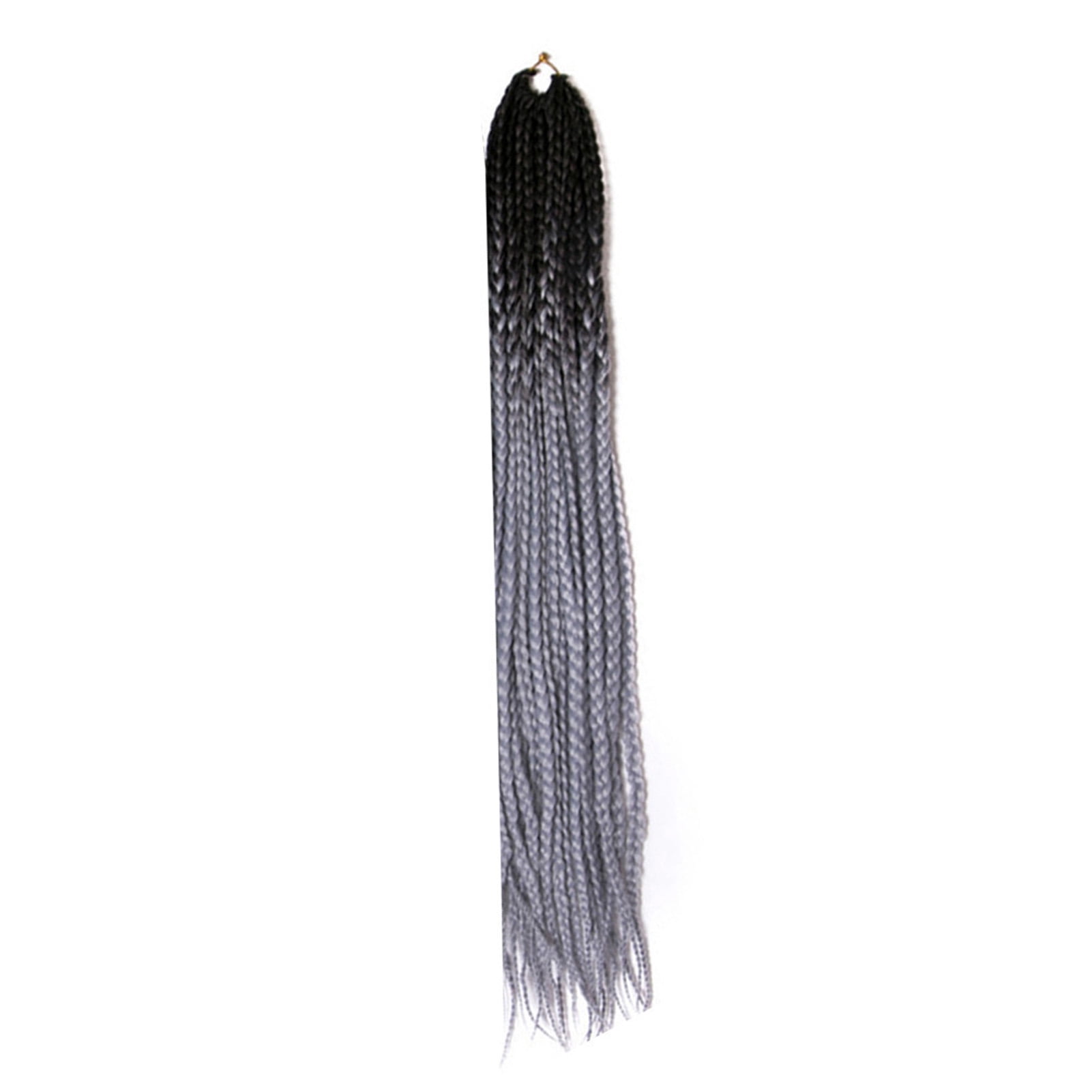 comerut 60cm Hair Extension Women Braided Color Block Wig for Club ...