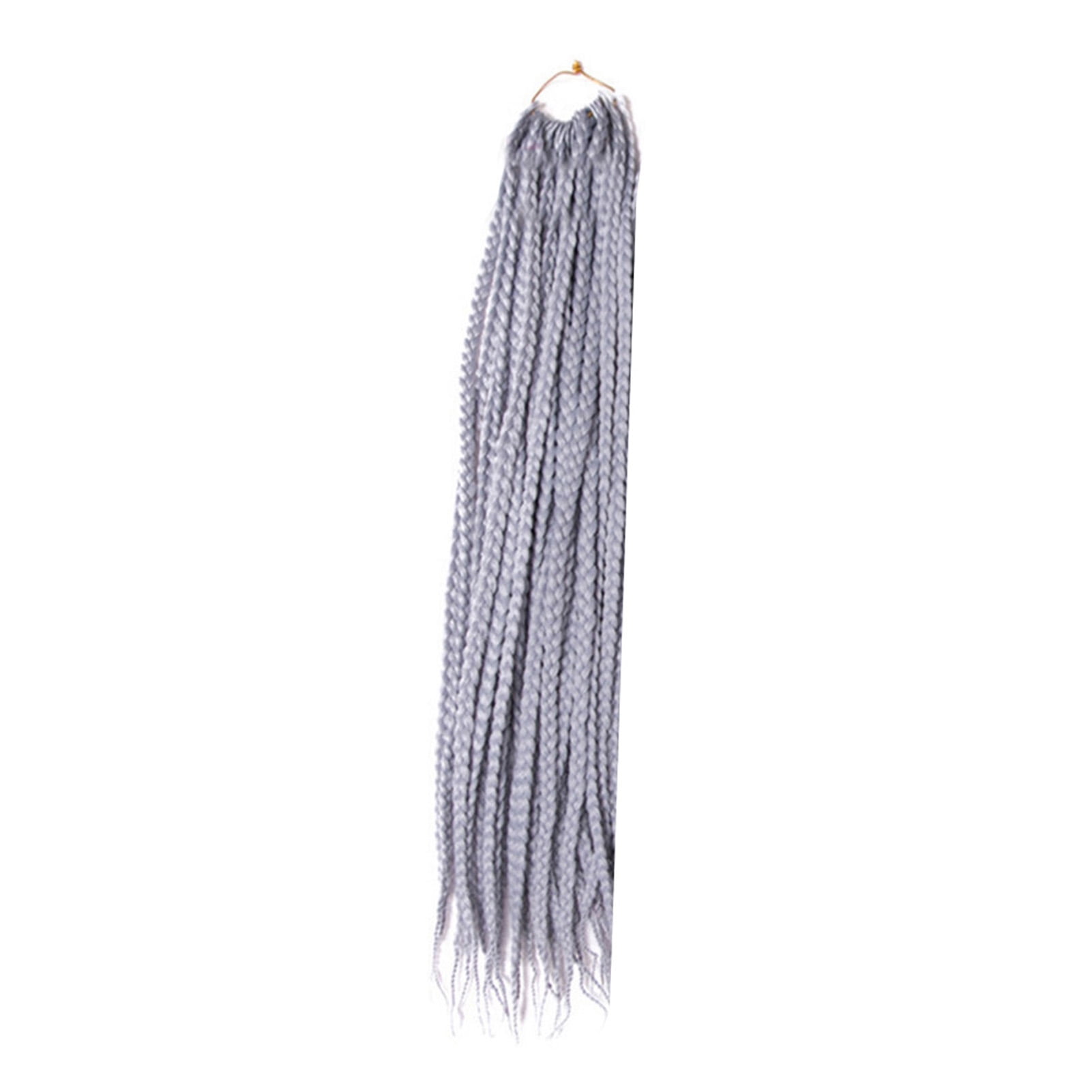 comerut 60cm Hair Extension Women Braided Color Block Wig for Club ...