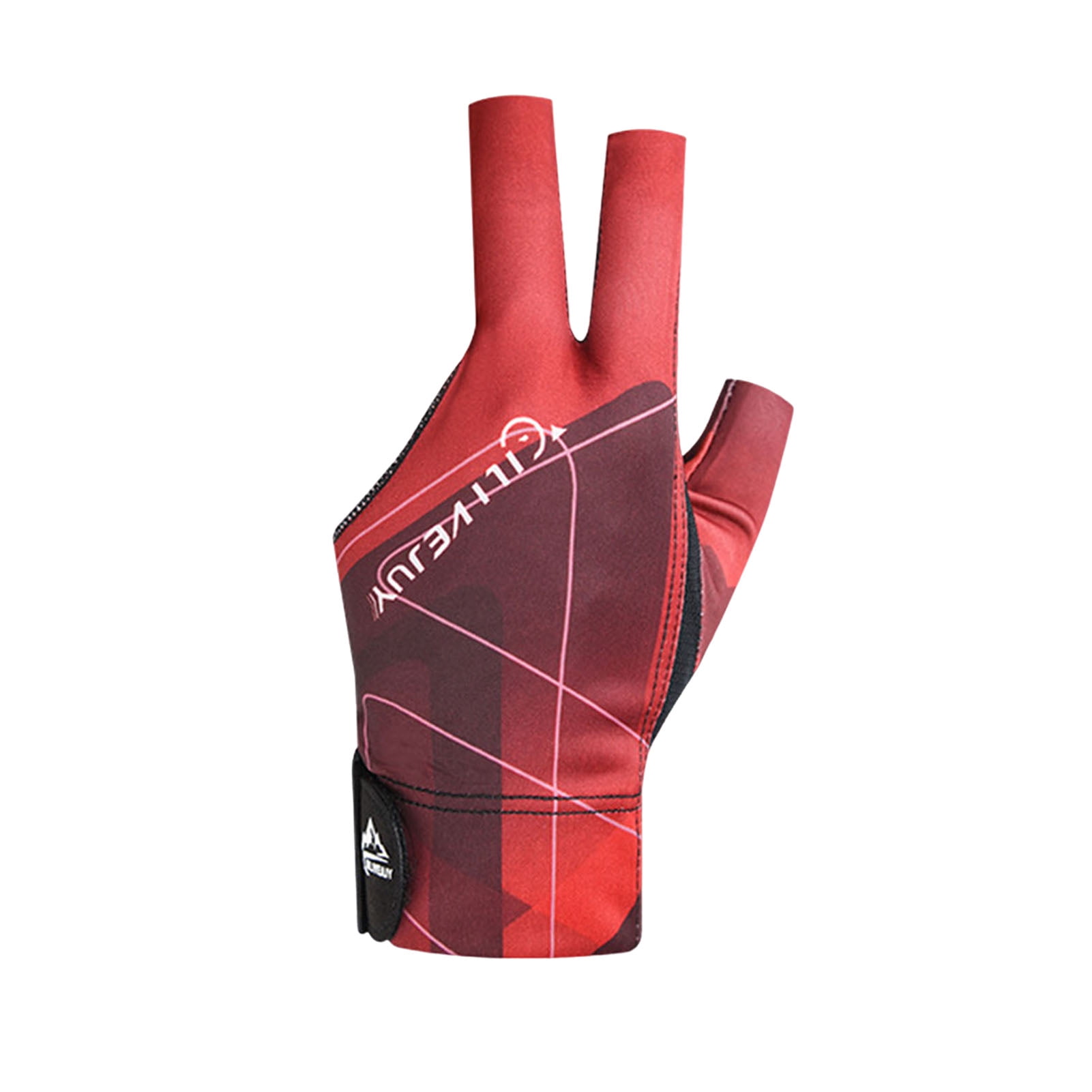 comerut Billiard Pool Gloves for Left Hand Breathable Three Finger Cue ...