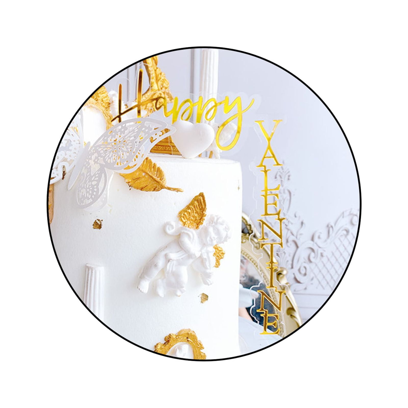 comerut Cake Topper Right-angle Design Non-stick Smooth Surface ...
