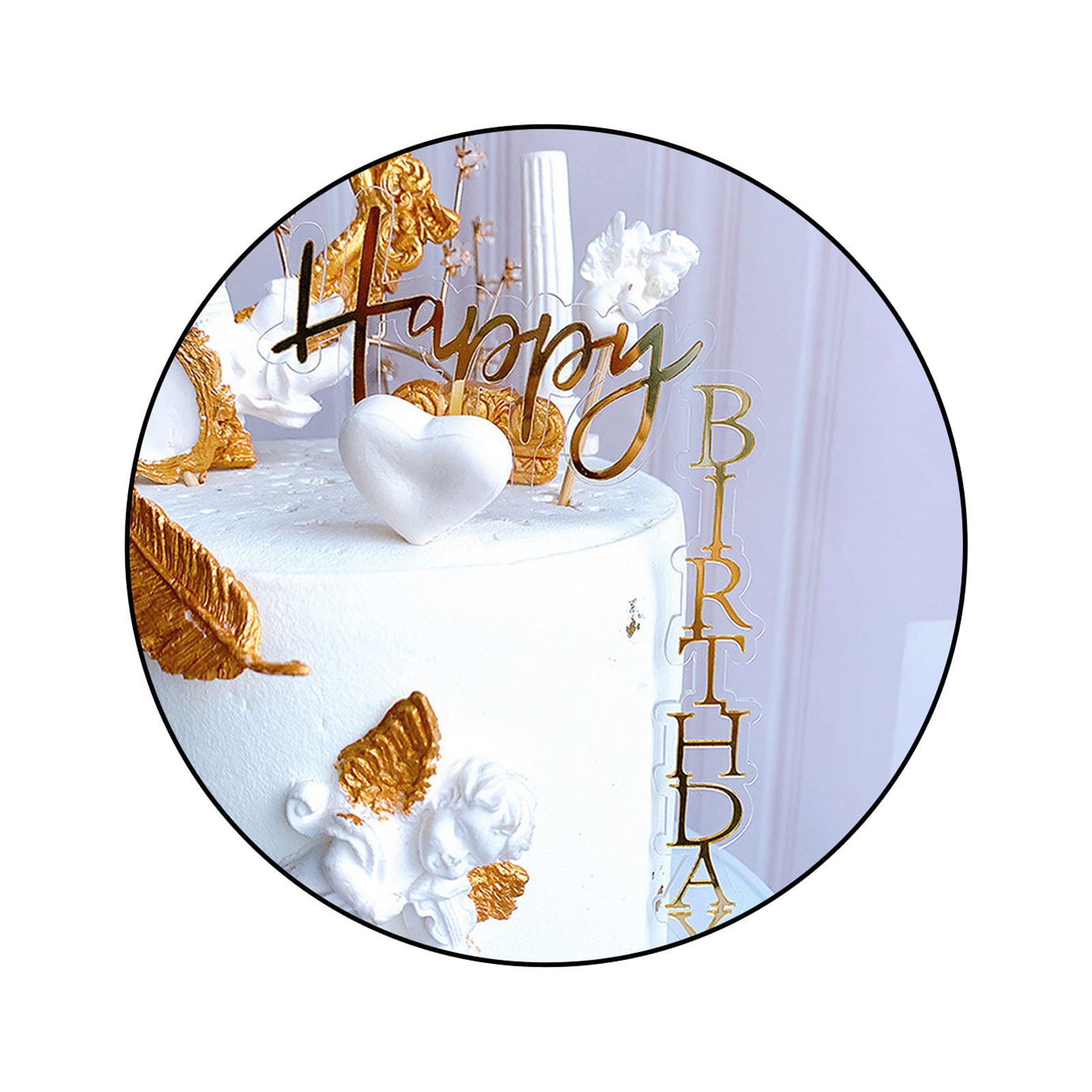 comerut Cake Topper Right-angle Design Non-stick Smooth Surface ...