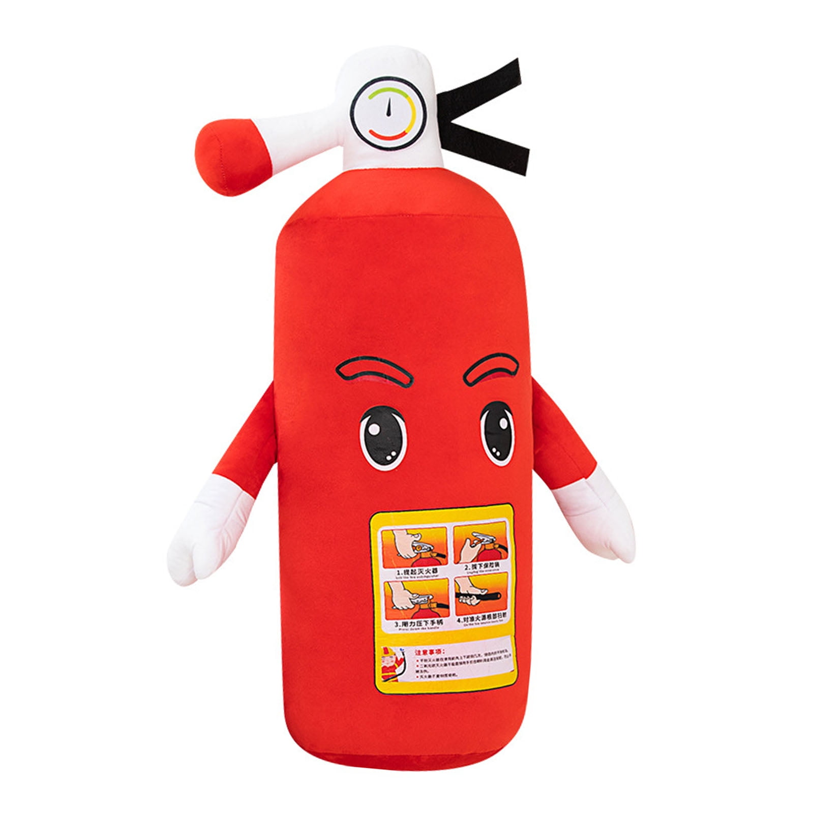 comerut Cartoon Fire-Extinguisher Plush Toy Sofa Neck & Back Cushion ...