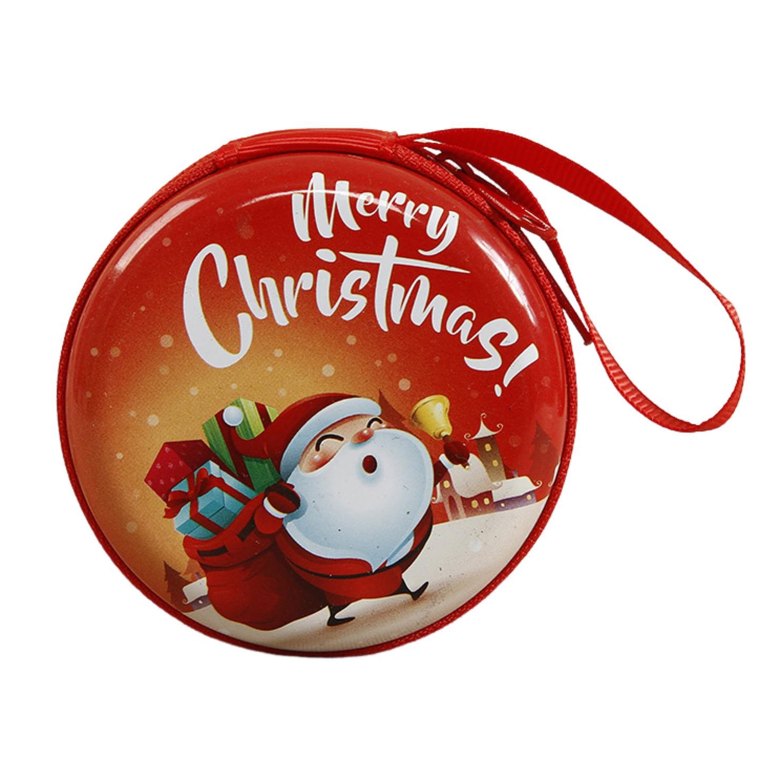 comerut Children's Coin Purse Round Christmas Coin Pouch with Cartoon ...