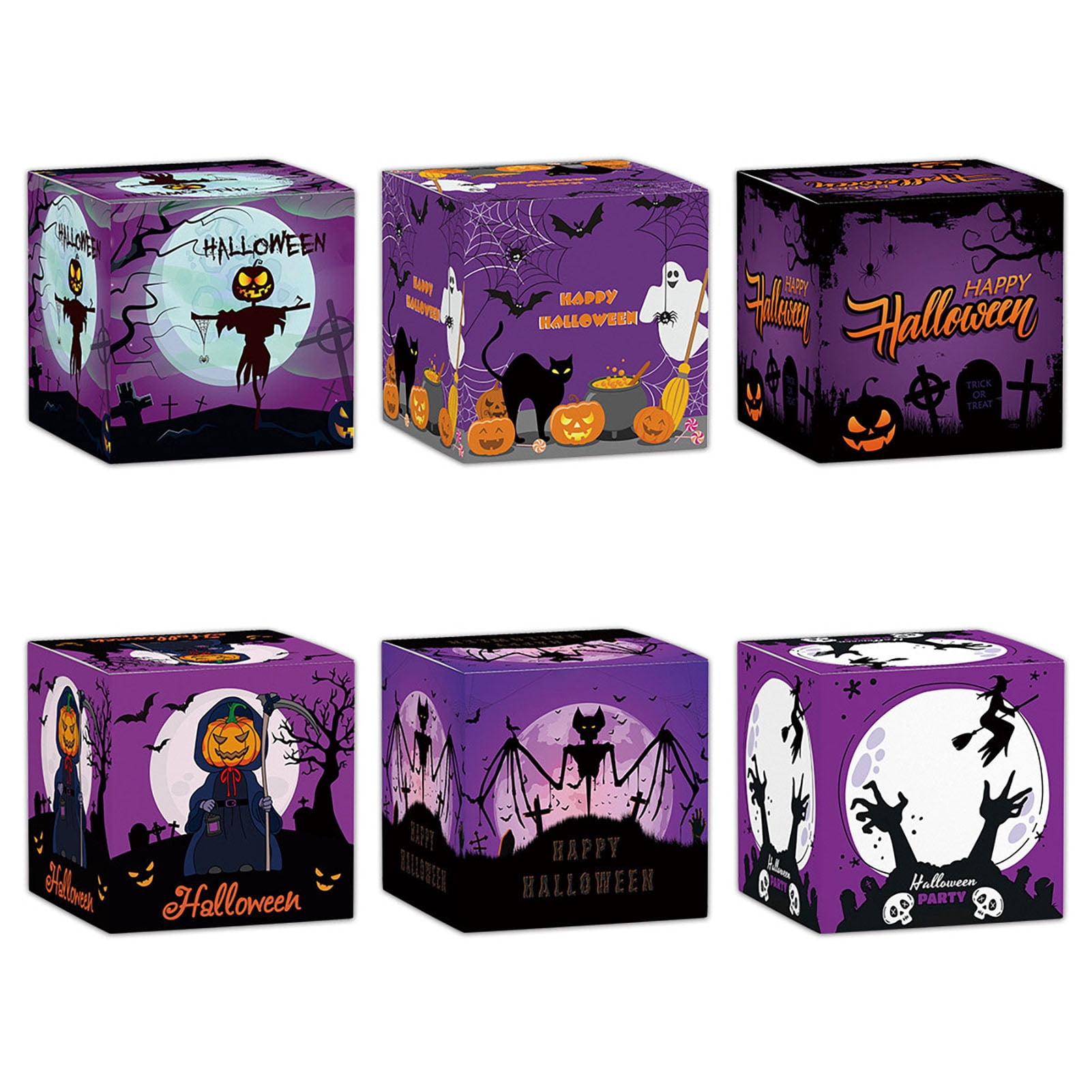 comerut Halloween Candy Box Trick or Treat Boxes for Kids Halloween ...