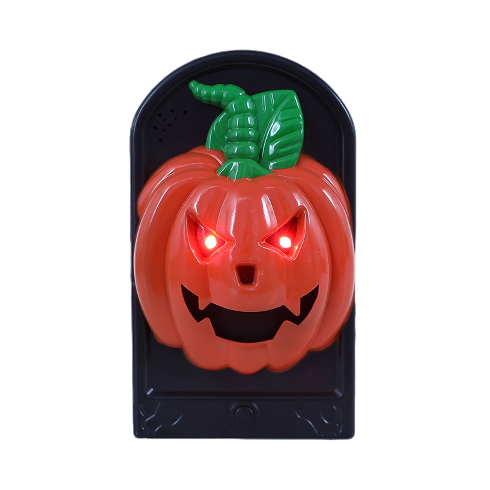 comerut Halloween Skull Doorbell Animated Skeleton Pumpkin Witch Door ...