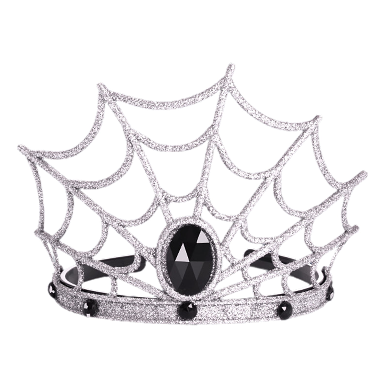 comerut Halloween Spiderweb Crown Spooky Spider Web Tiara Headpiece for ...