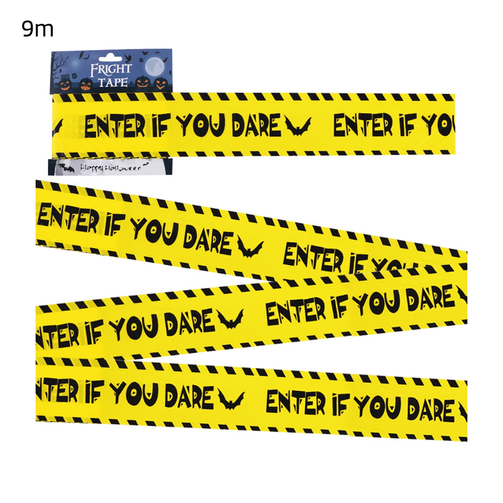 comerut Halloween Warning Tape Plastic Skull Keep Out Danger Ribbon ...