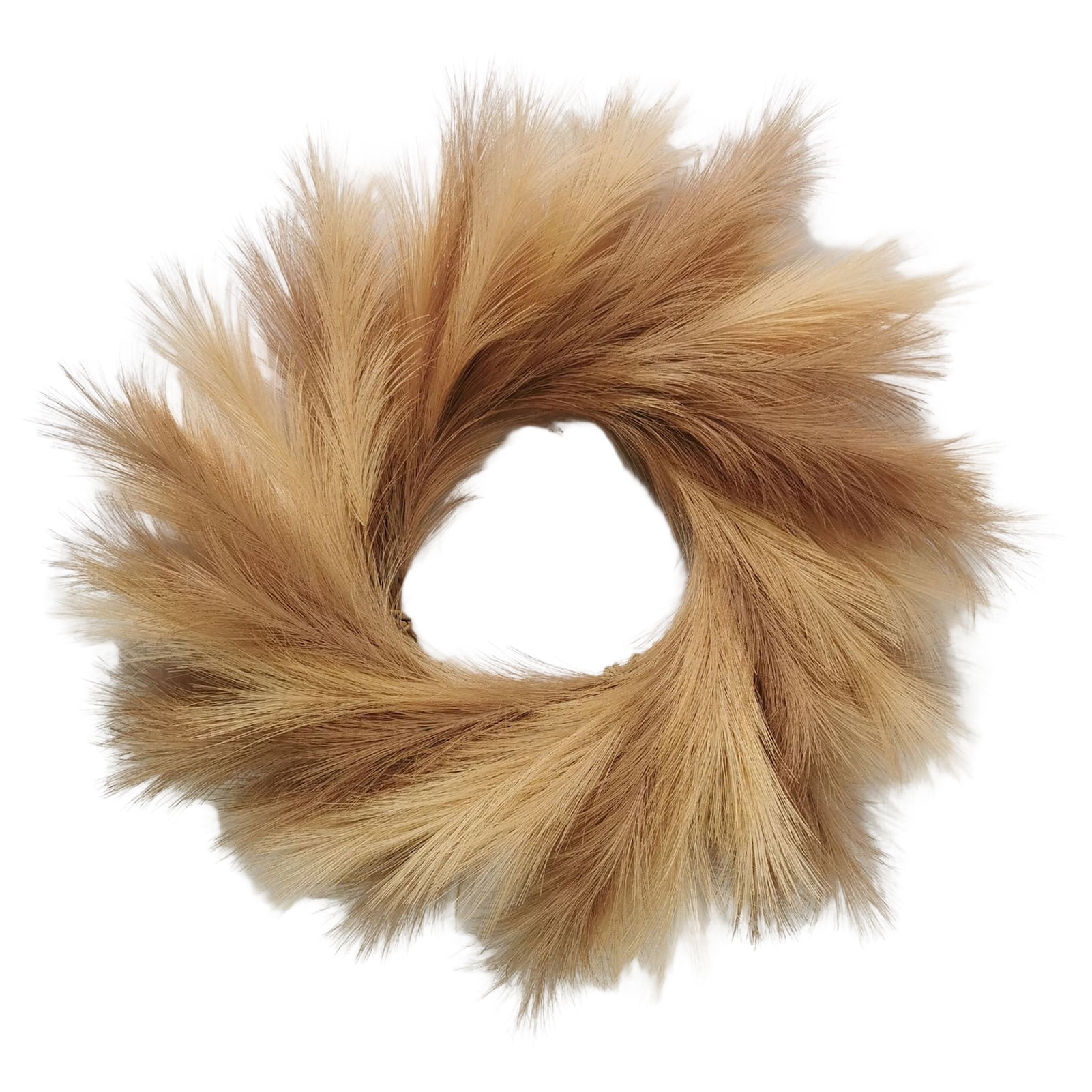 comerut Pampas Grass Wreath Realistic Looking Non-Wither Artificial ...
