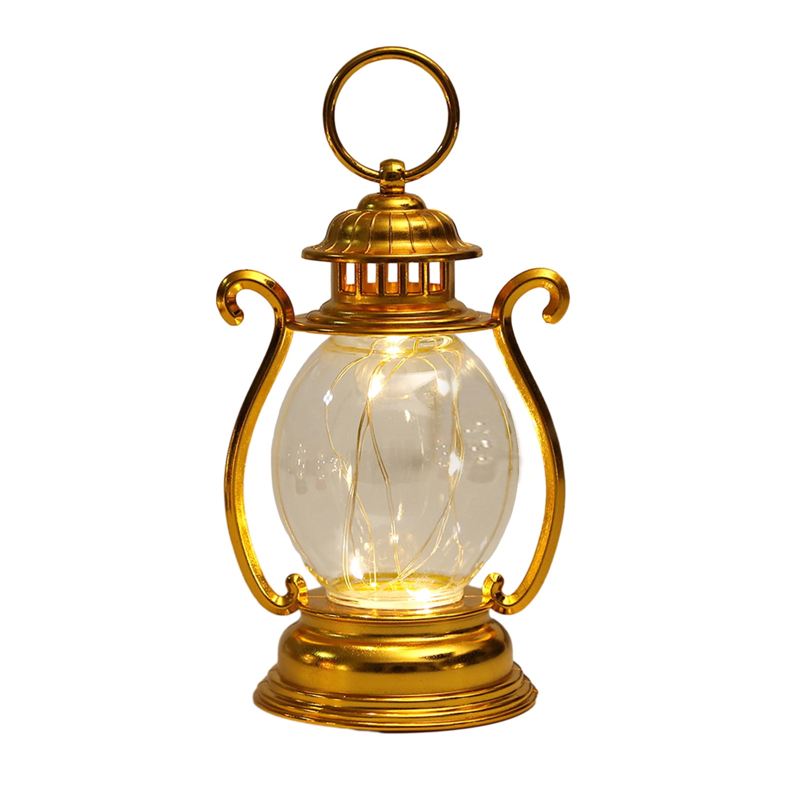 comerut Retro Style LED Hanging Lantern with Hook Soft Lighting Battery ...