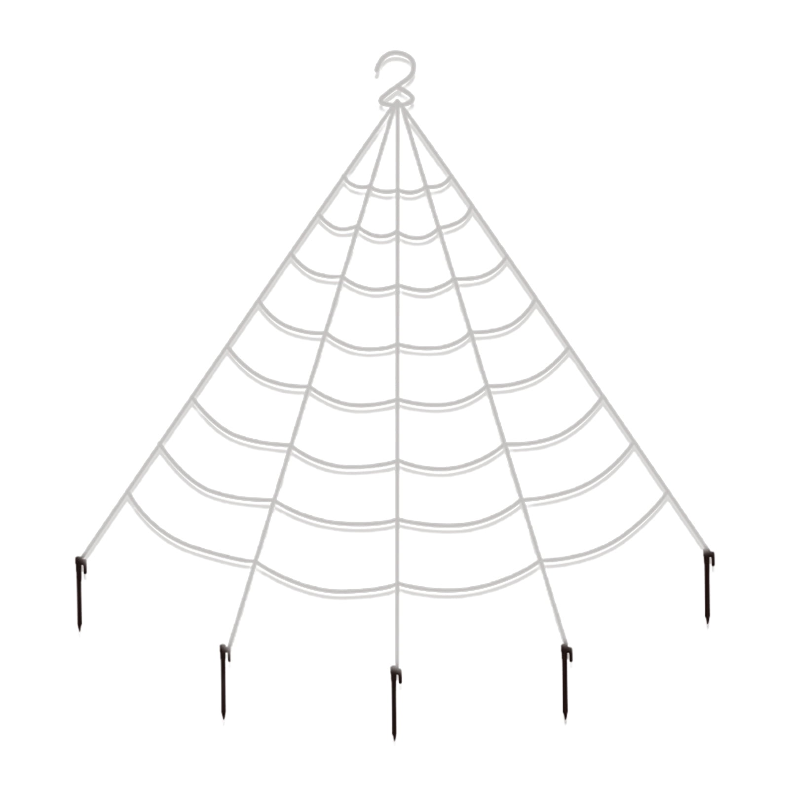 comerut Spider Web Thick Weaving Decorative Lint Halloween Spider Toy ...