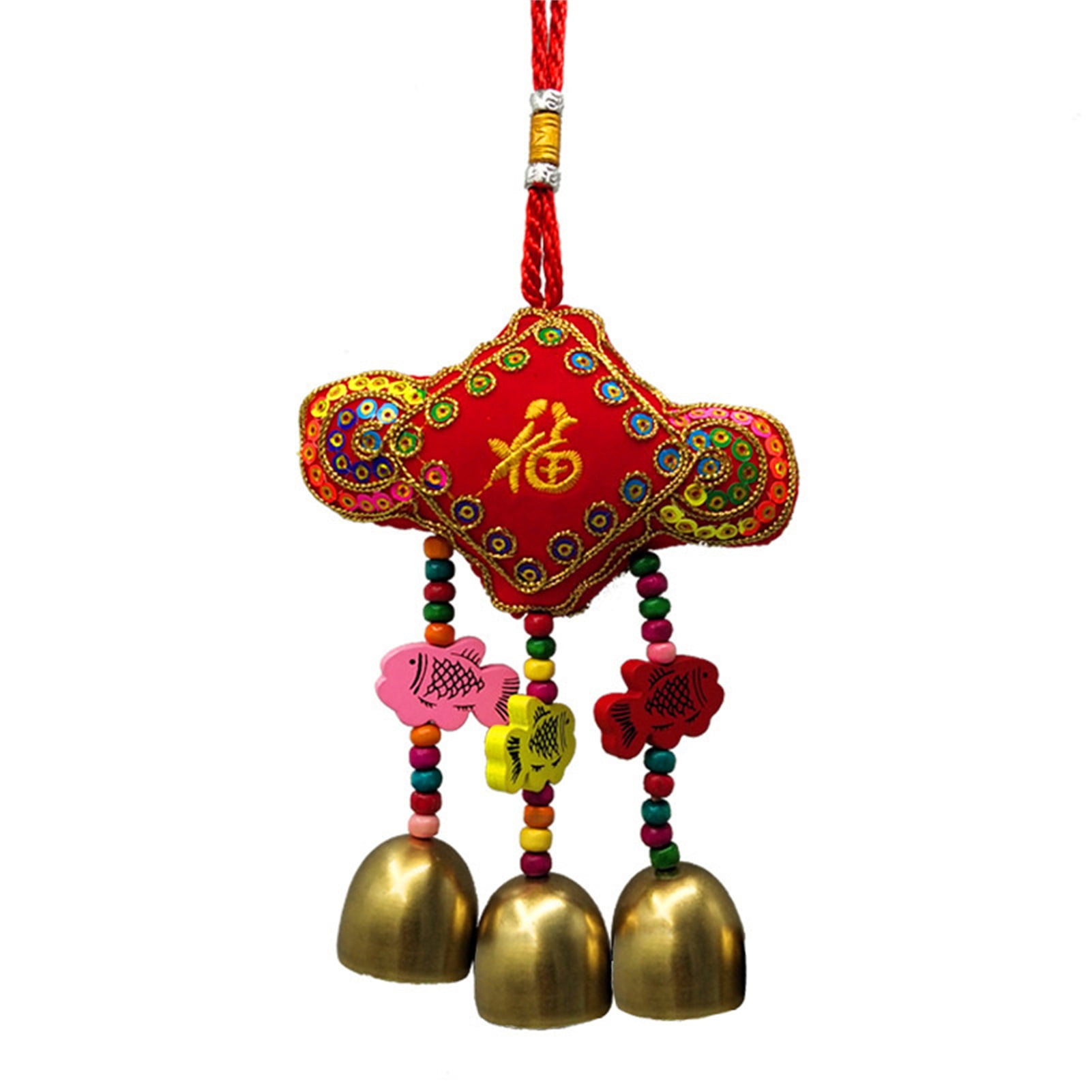 comerut Wind Chimes Sachet Adorable Multi-pattern Chinese Style Car ...