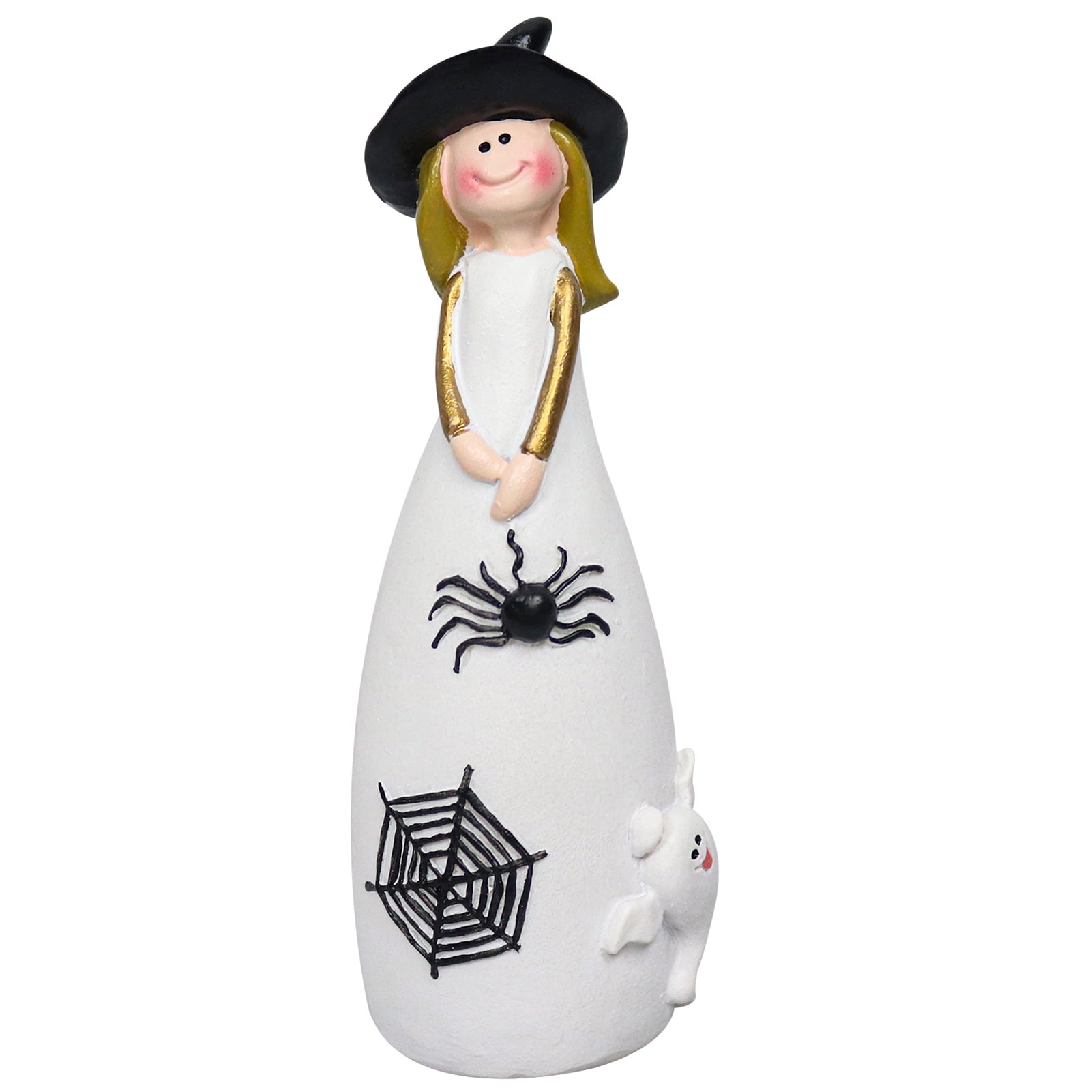 comerut Witch Figurines Cute Cartoon Witchcraft Girl Figure Model ...