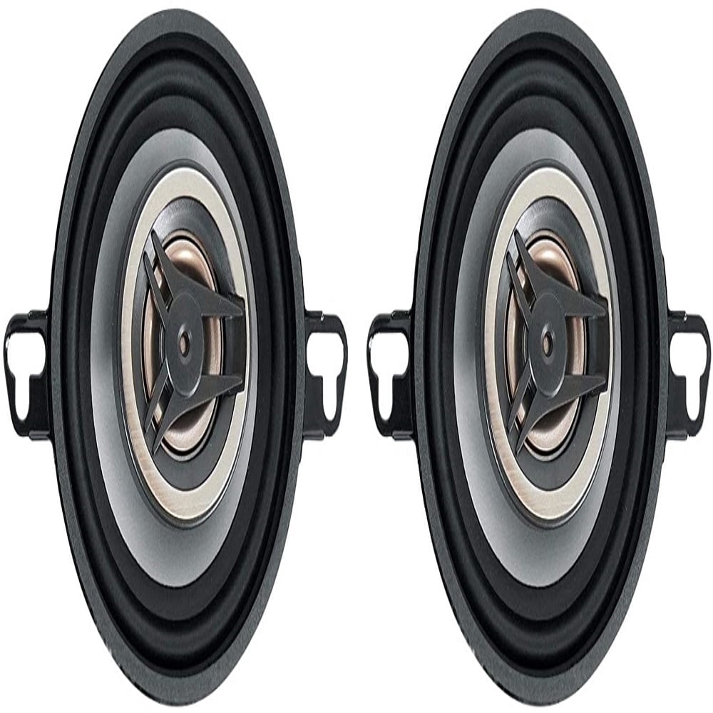 Crunch CS35CX 3.5 inch 2-Way Car Audio Coaxial Speakers Pair, 75W RMS ...