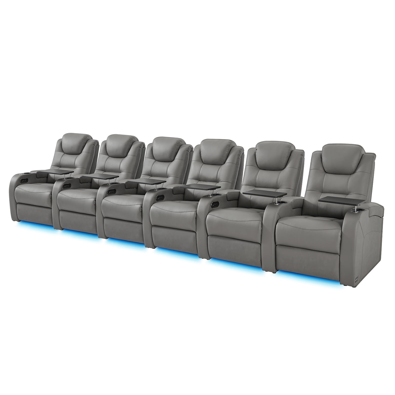 comfiroom Home Theater Seating Seats Simple Style Top Grain Nappa ...
