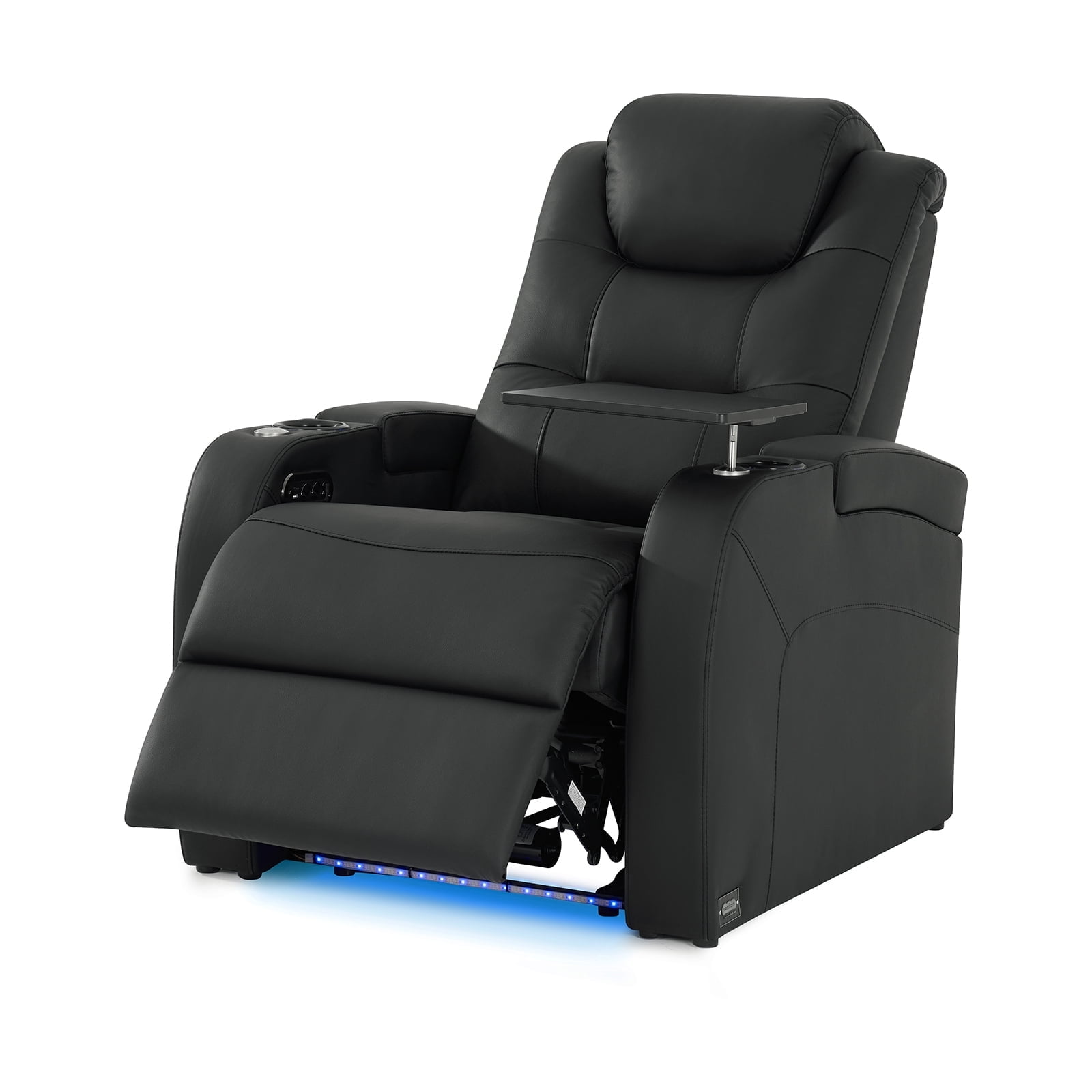 comfiroom Home Theater Seating Simple Style Top Grain Nappa Leather ...