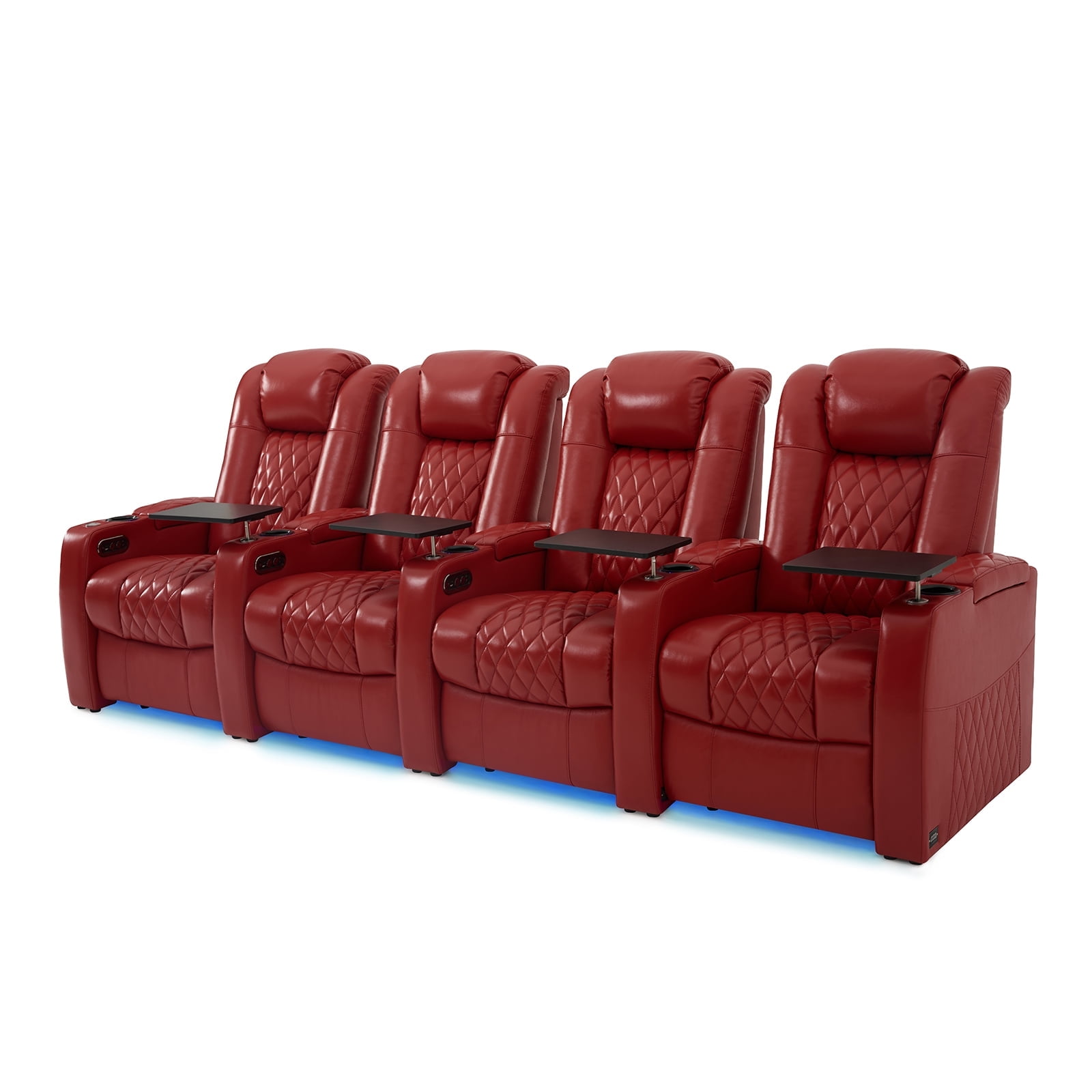 comfiroom Leather Home Theater Seating Seats, Classic Series Top Grain ...