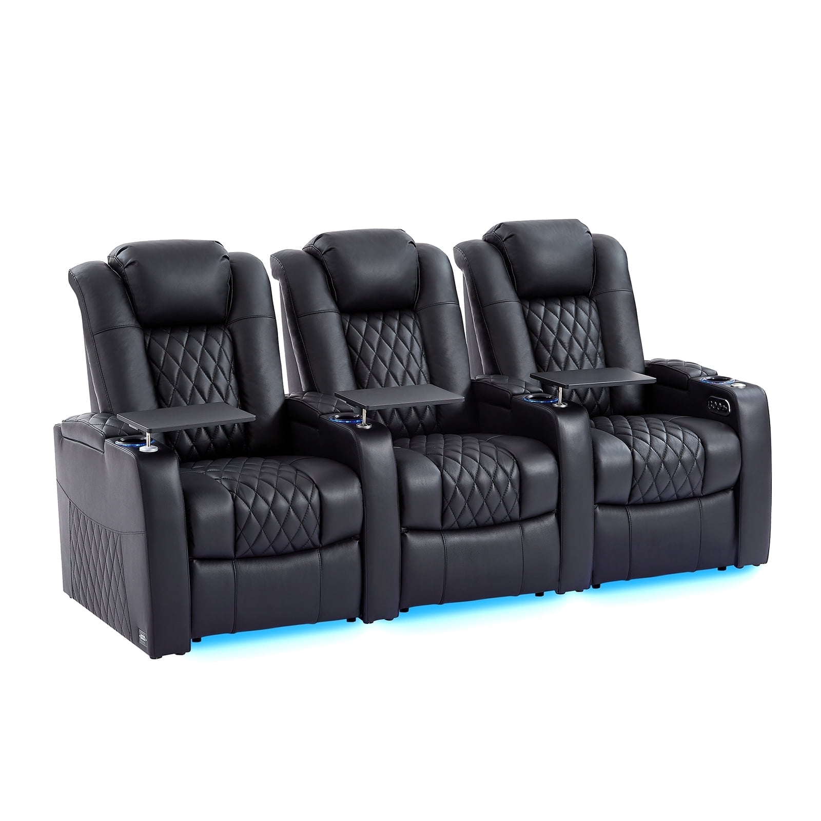 comfiroom Leather Home Theater Seating Classic Series Adult Home ...
