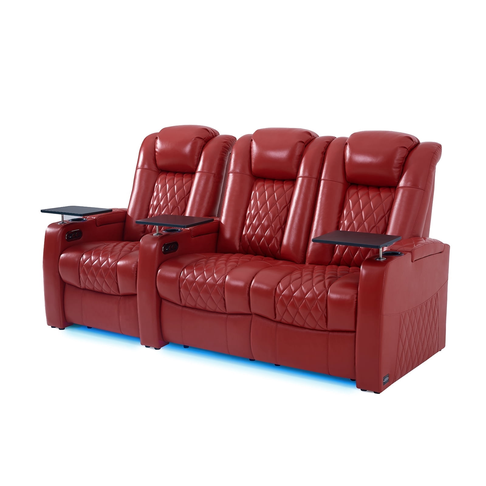 comfiroom Leather Home Theater Seating Seats, Classic Series Top Grain ...