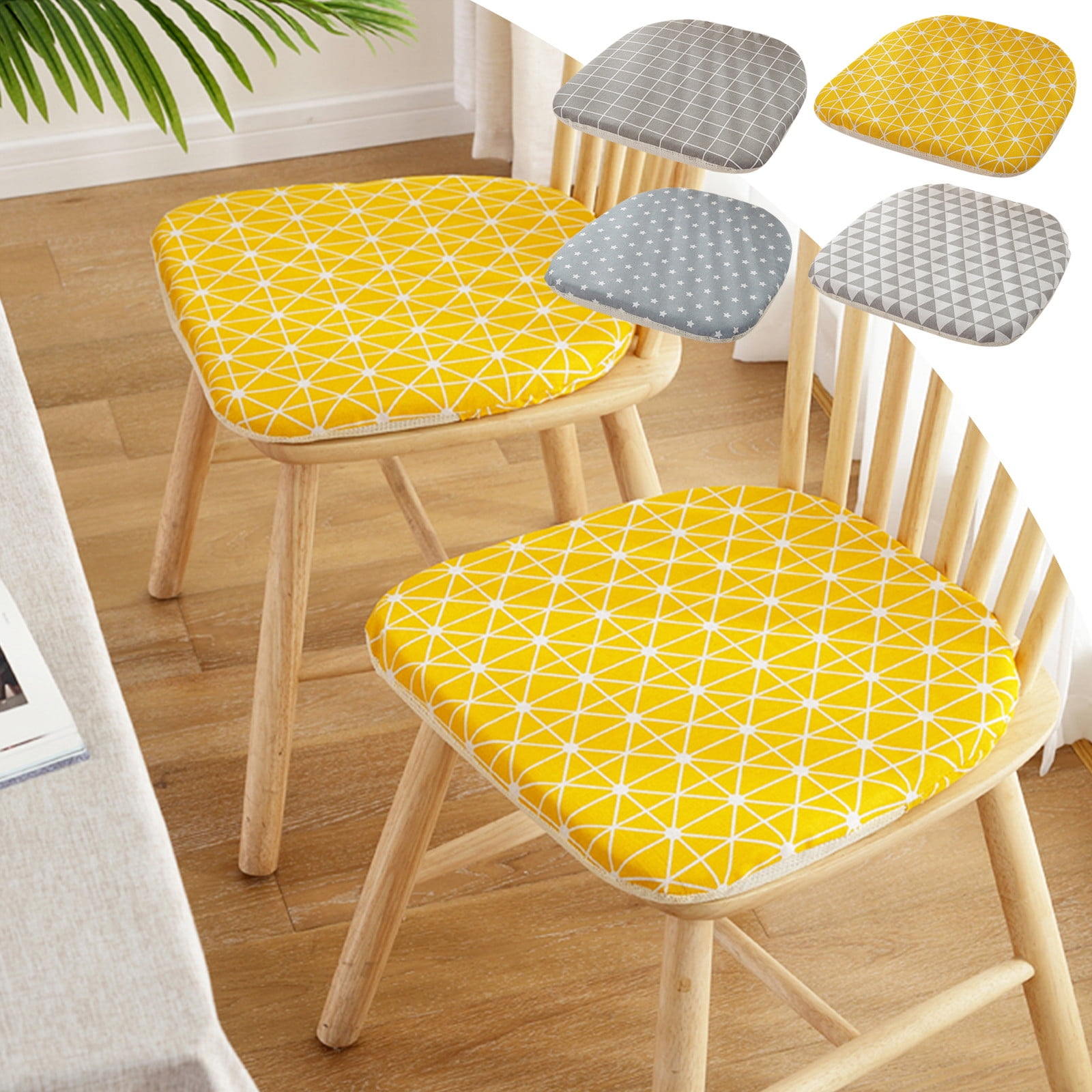 Price Fall, Horseshoe Shaped Chair Cushion Cotton and Linen Pads ...