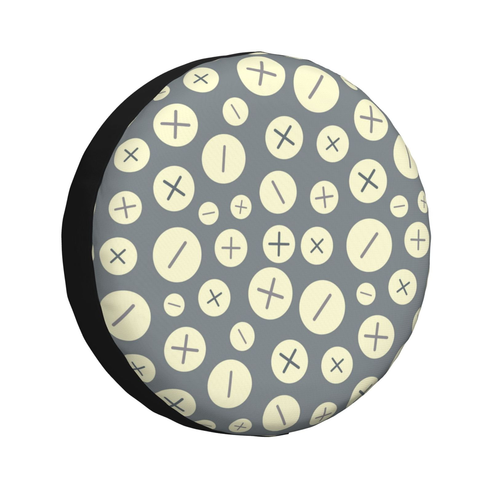comical Math Symbol Print Spare Tire Cover for Trailer Camper RV Truck ...