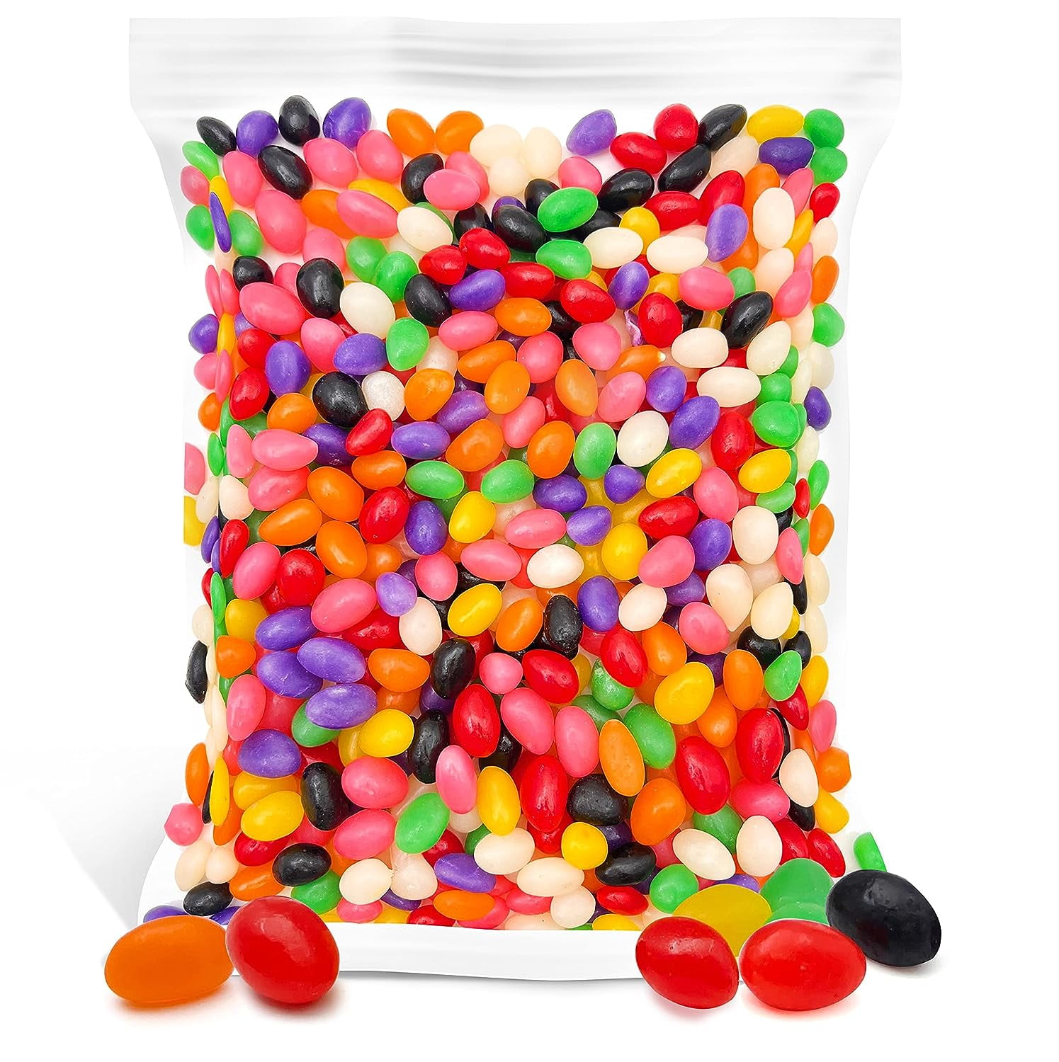 Classic Jelly Beans Candy, Assorted Fruit Flavored Bird Eggs, Bulk Pack ...