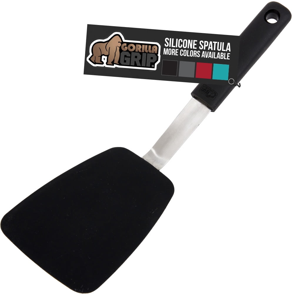 Gorilla Grip Silicone Spatula, 11.6 inch, Black - Walmart.com