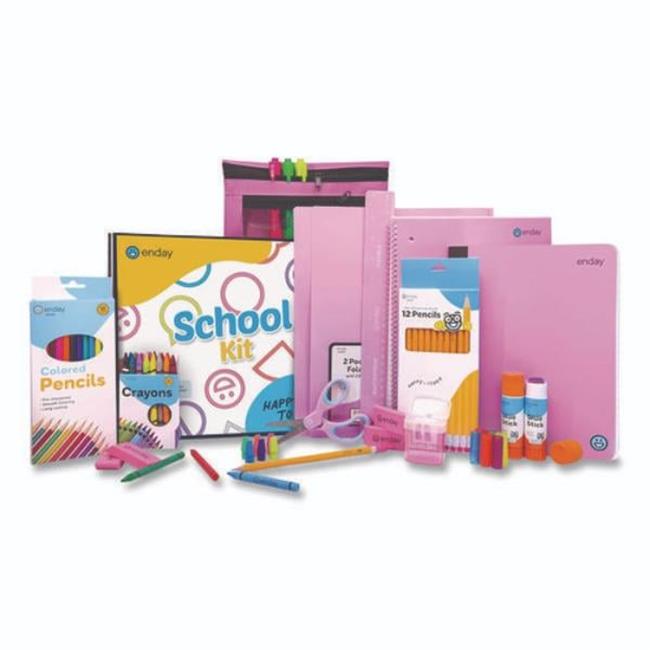 Mix N More EDY1315 Back to School Supplies Kit - Pink - Walmart.com