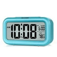 PEAKEEP Smart Night Light Digital Alarm Clock with Indoor Temperature ...