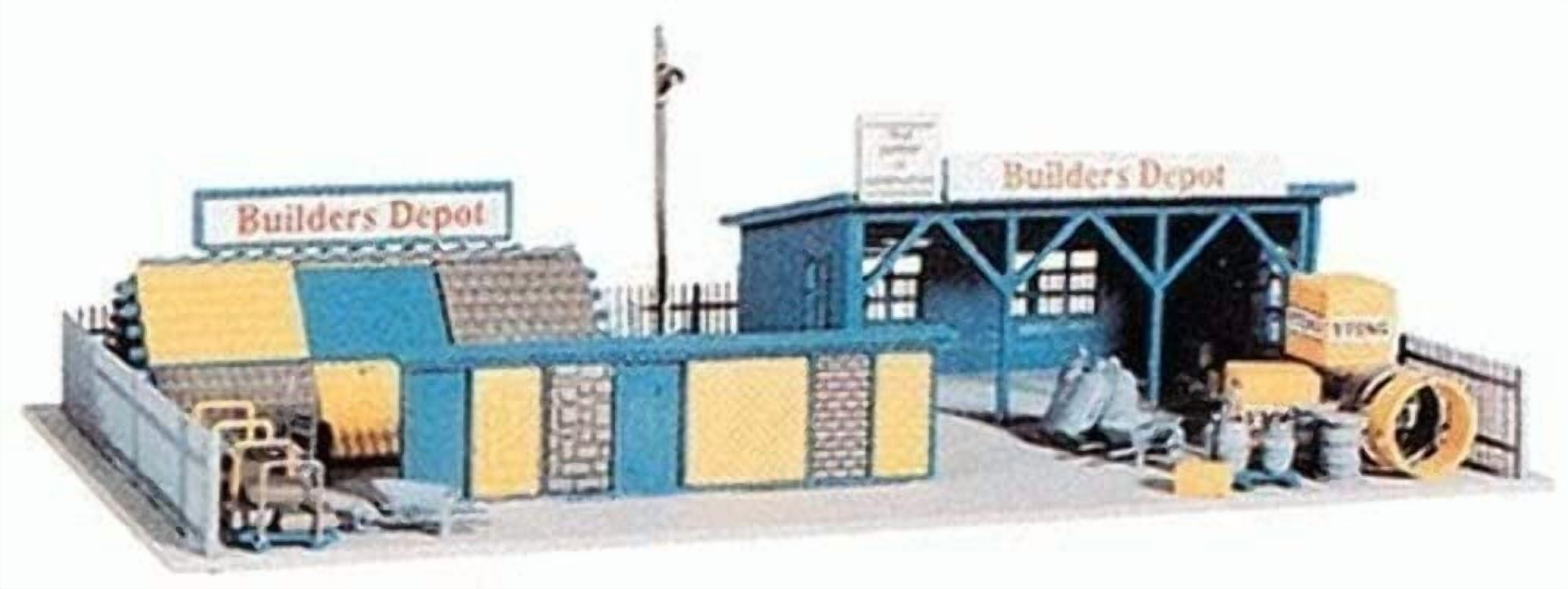Model Power 418 HO Scale Builders Depot Building Kit - Walmart.com