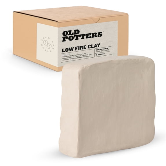 Old Potters Low Fire Clay, White – Ideal for Beginners & Professionals ...