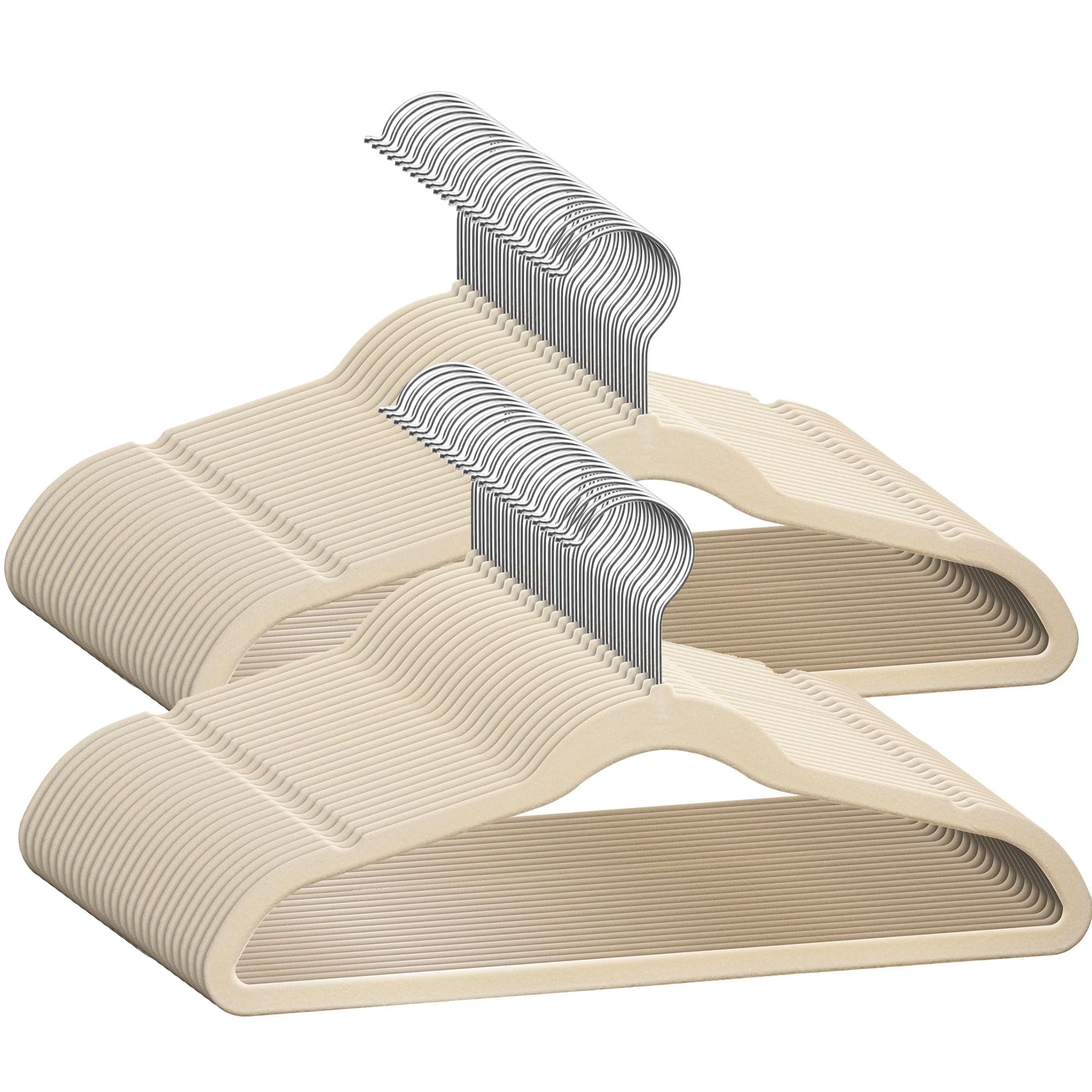 Ivory Velvet Kids Hangers 50 Pack - Perfect for Children’s Clothes ...