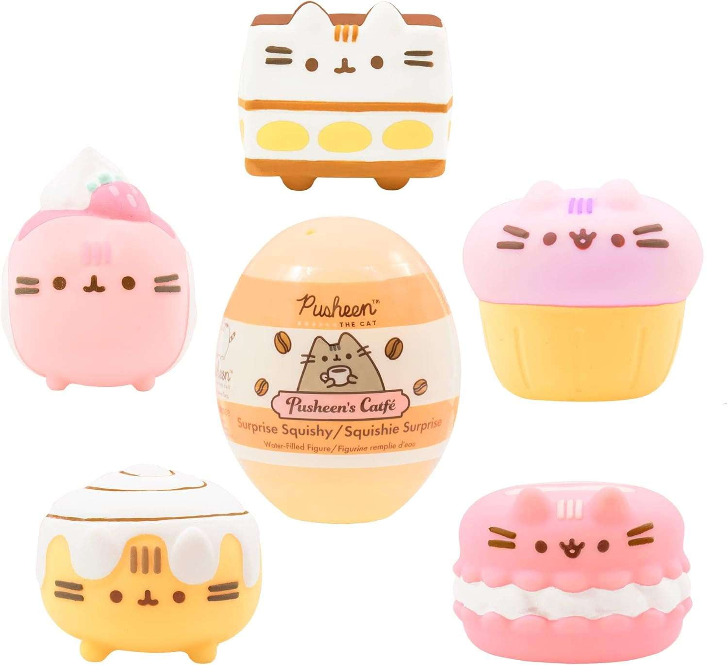 Surprise Squishy Pusheen's Catfe Mystery Pack (1 RANDOM Figure ...