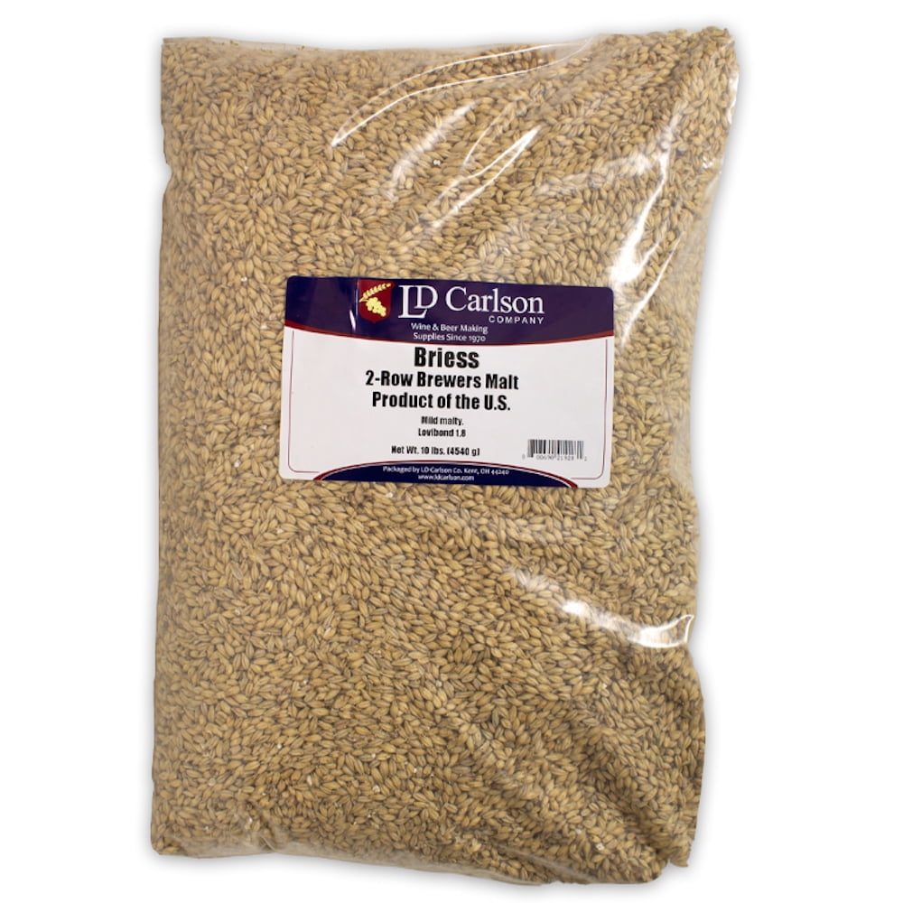 Briess 2 row Malted Barley Whole Grain, 10lbs - Walmart.com