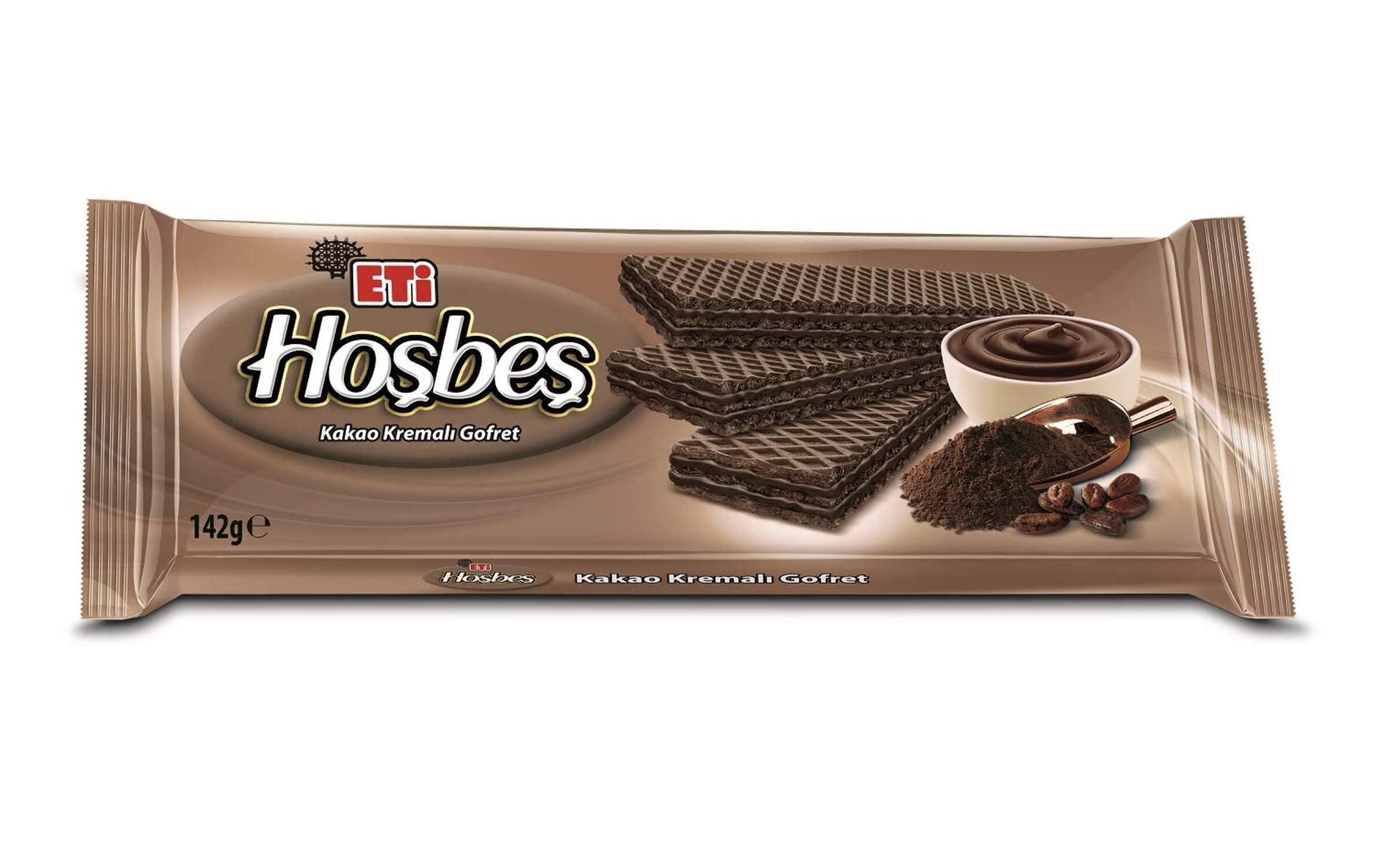 Eti Hosbes Cocoa Wafer w/ Cocoa Cream 160g - Walmart.com