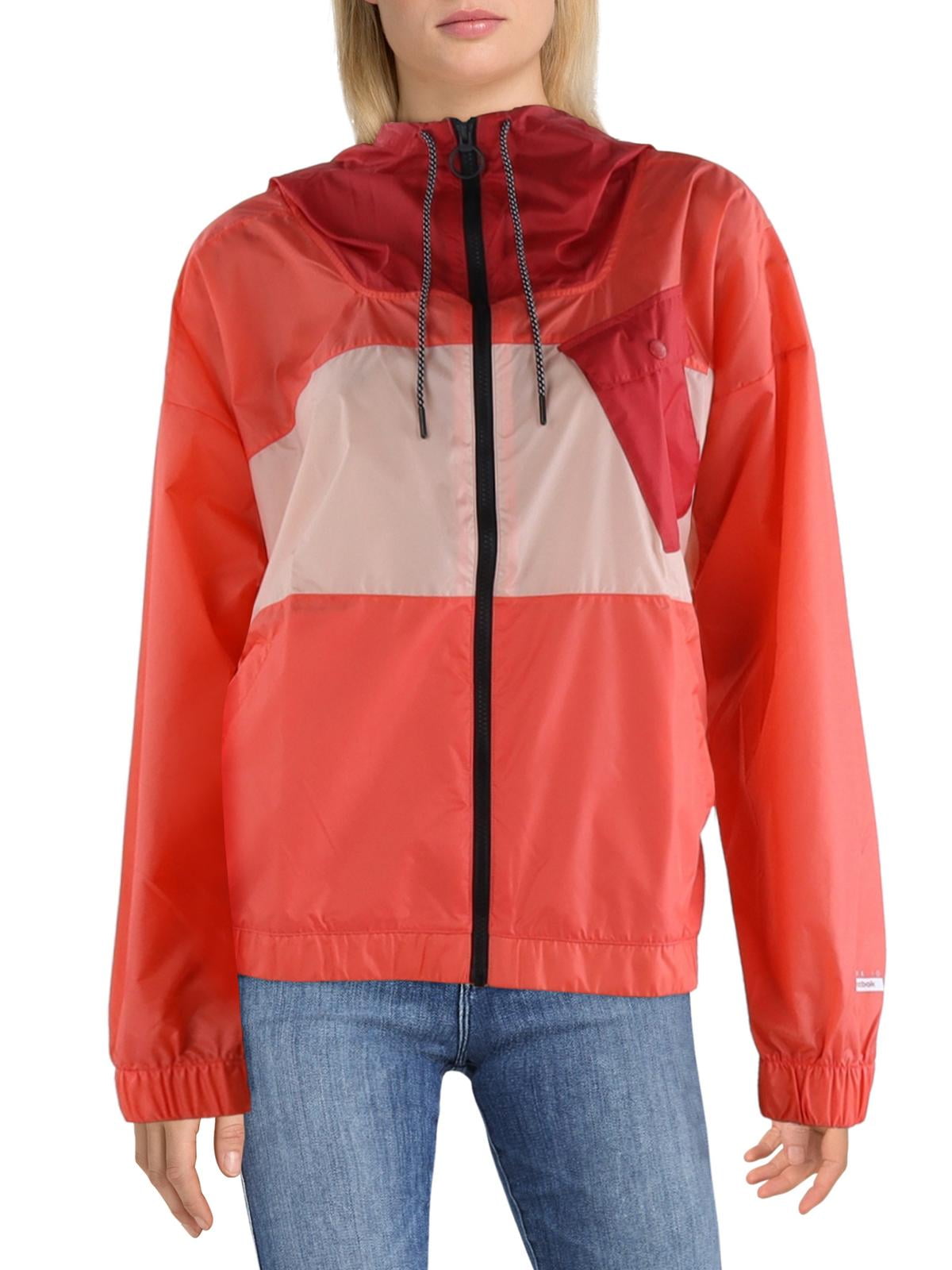 Reebok Womens Hooded Colorblock Soft Shell Jacket - Walmart.com