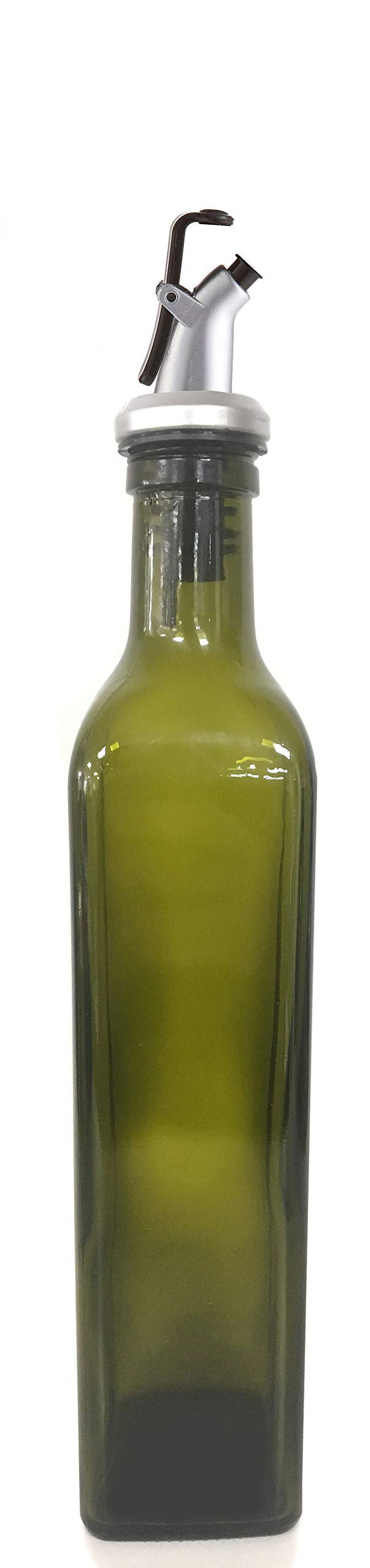 Cuisinox Green Glass Oil Bottle with Dripless Spout, 17 oz. - Walmart.com
