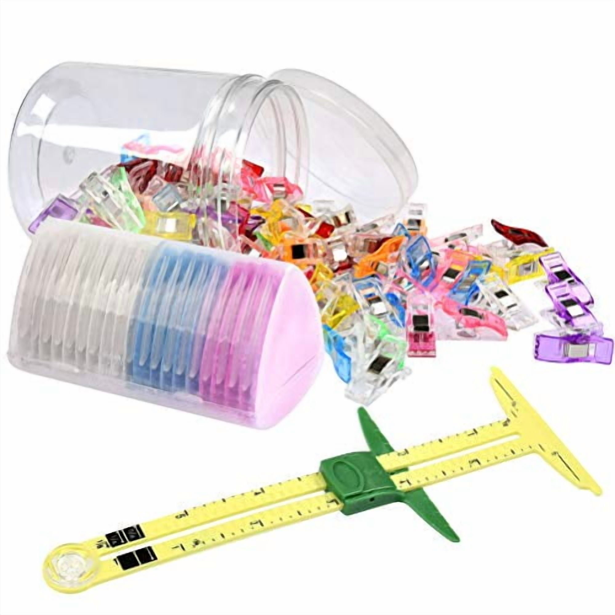 ATPWONZ Sewing Measuring Tools Kit with 5 in 1 Sliding Gauge ...