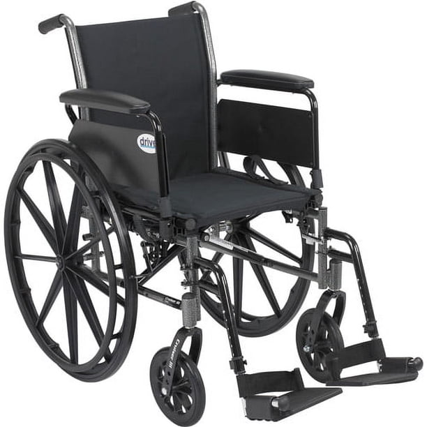 Drive Medical Cruiser III Light Weight Wheelchair with Flip Back ...