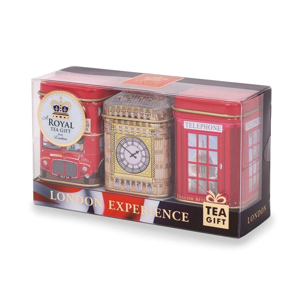 English Tea Gifts London A Royal Gift London Experiance 3 Tea Tins ...