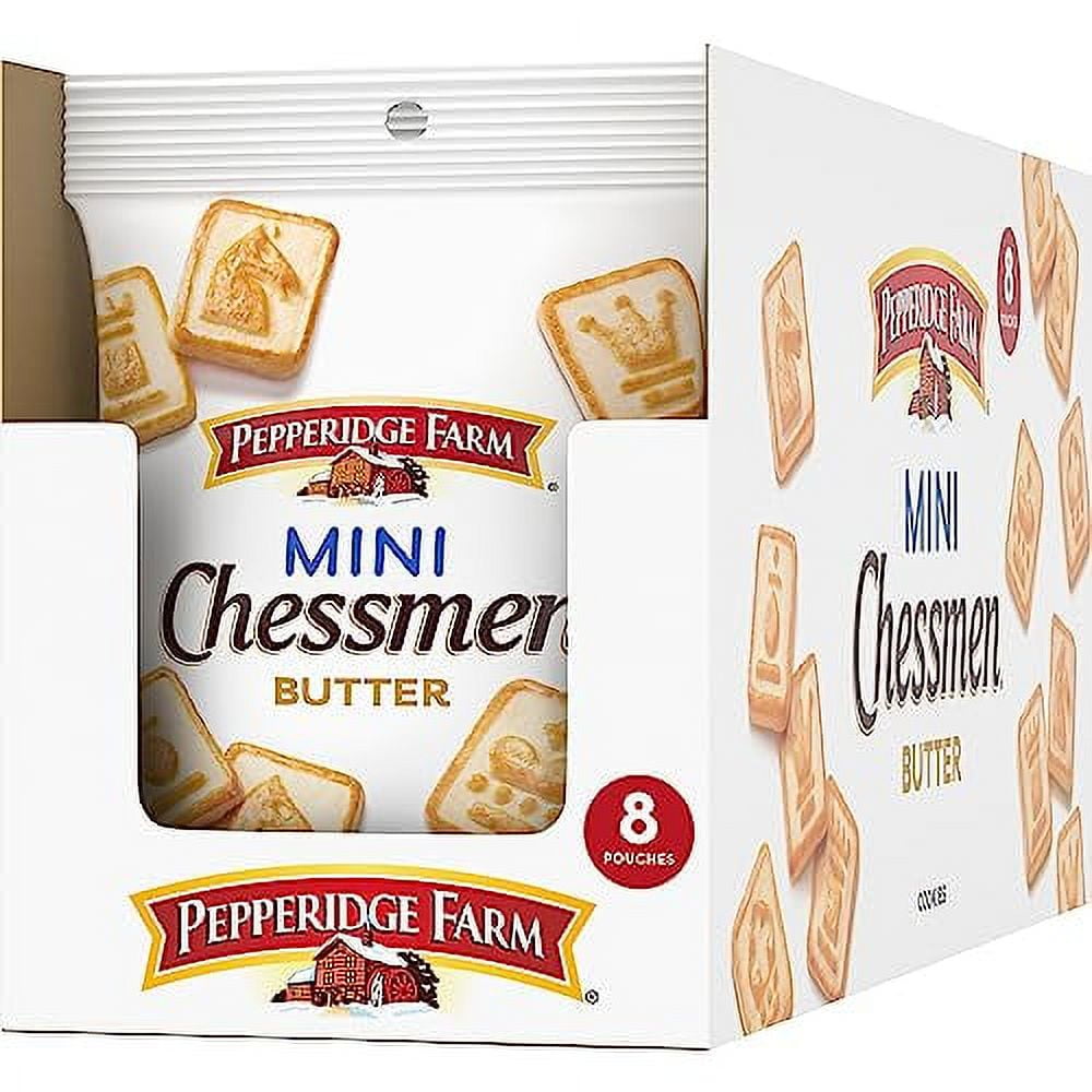 Pepperidge Farm Chessmen Minis Butter Cookies, Individual 2.25-oz Snack ...