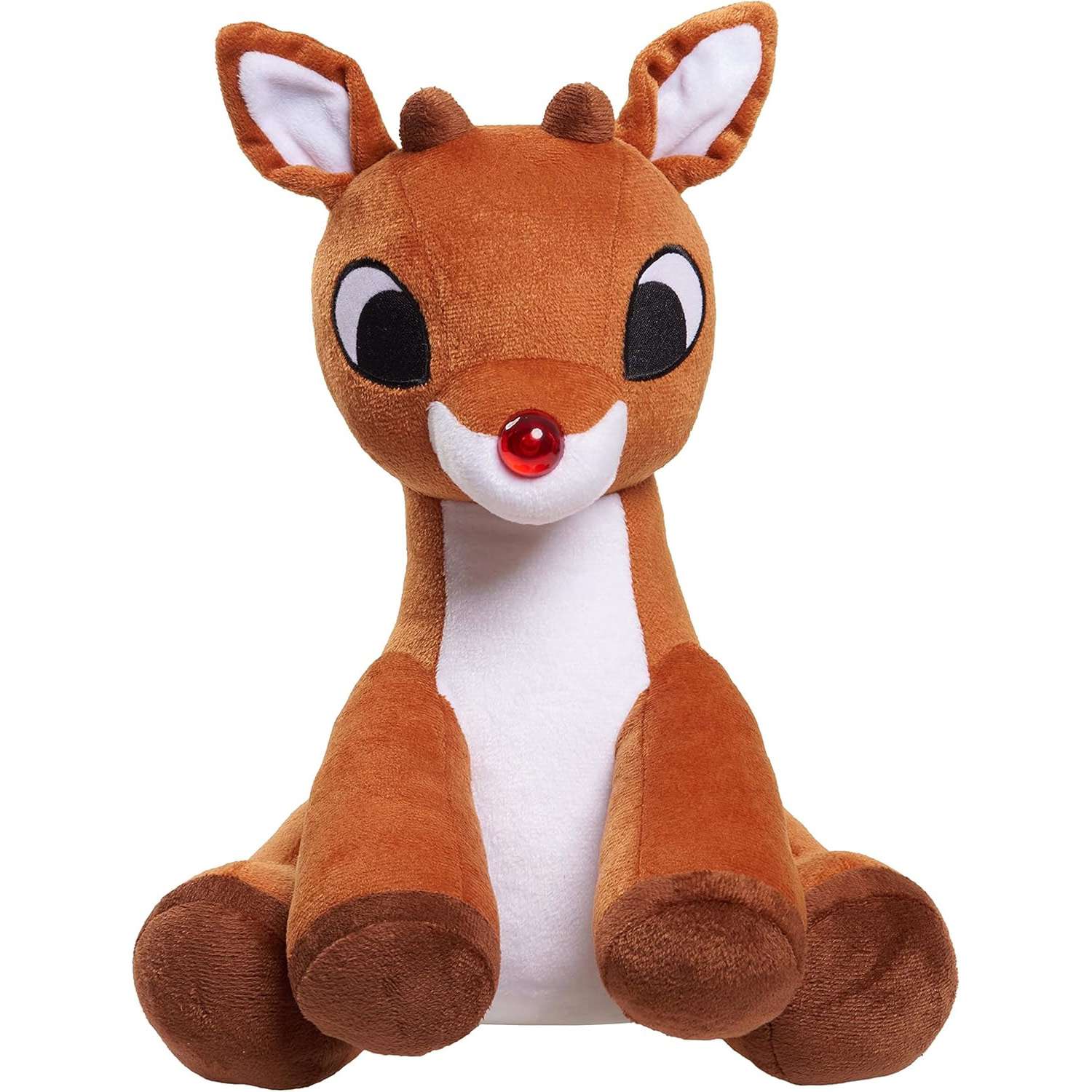 Rudolph the Red-Nosed Reindeer Rudolph Light-Up Plush - Walmart.com
