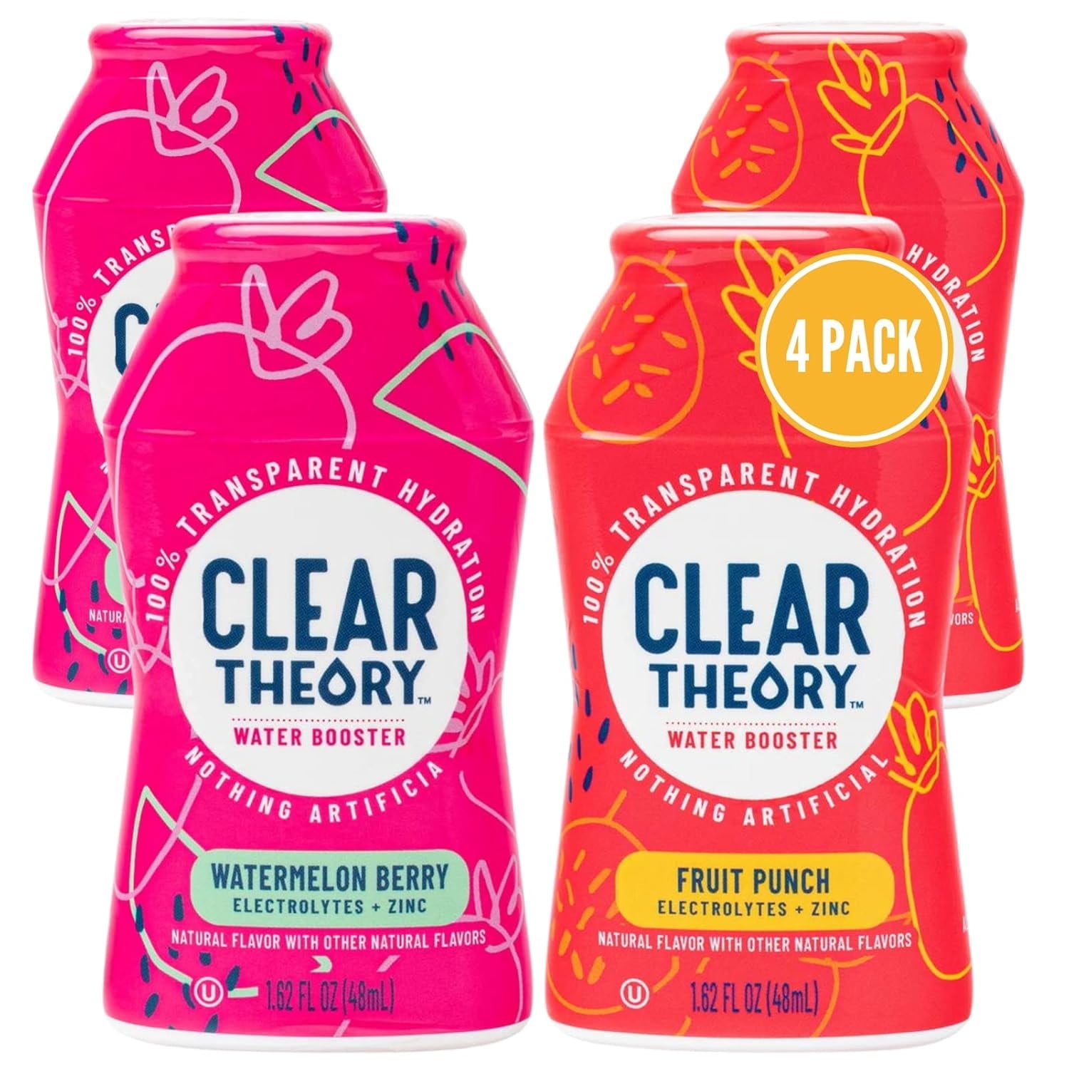 Clear Theory® Water Flavoring Drops with Electrolytes, Water Enhancer ...