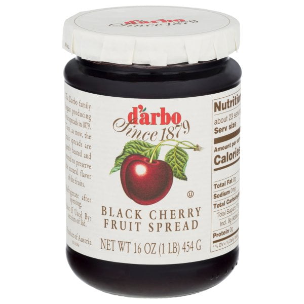 d'arbo All Natural Black Cherry Fruit Spread, 16 Ounce - Walmart.com
