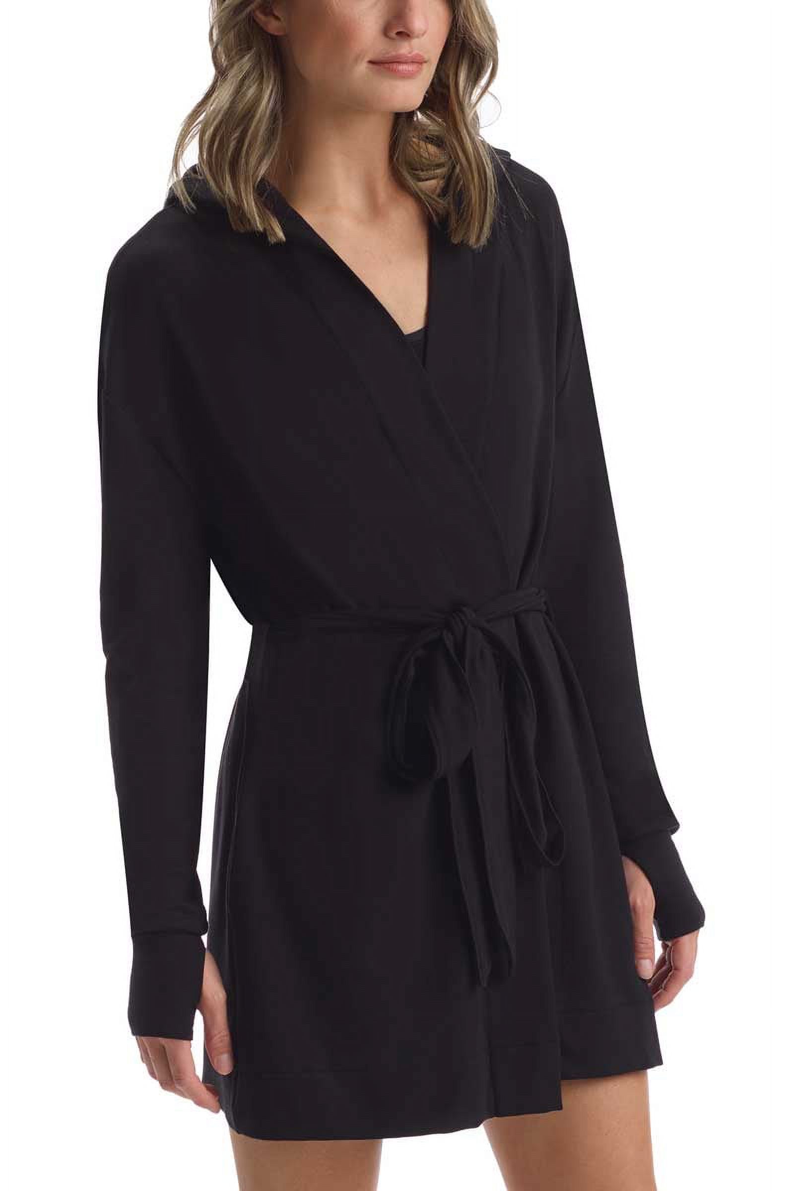 commando® womens Modern Lounge Robe, XS, Brown - Walmart.com