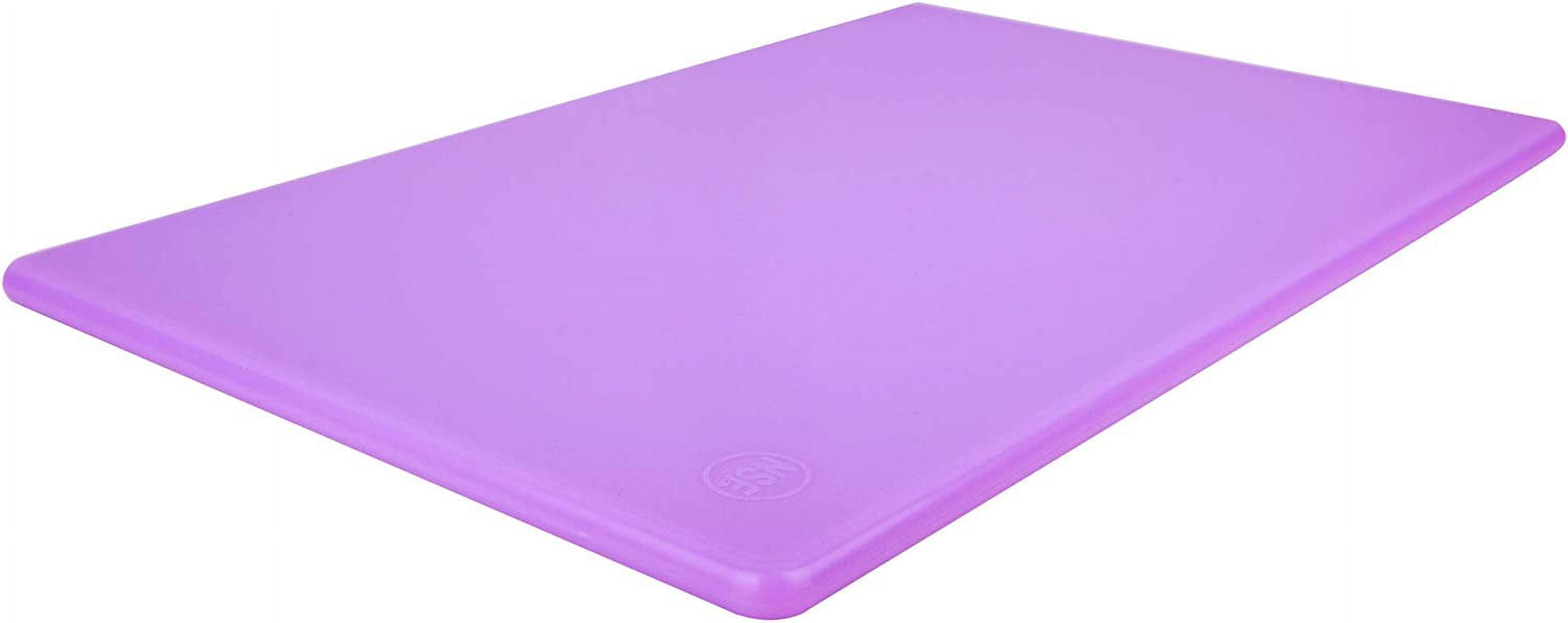 commercial purple cutting board for allergens - 18 x 12 inch restaurant ...
