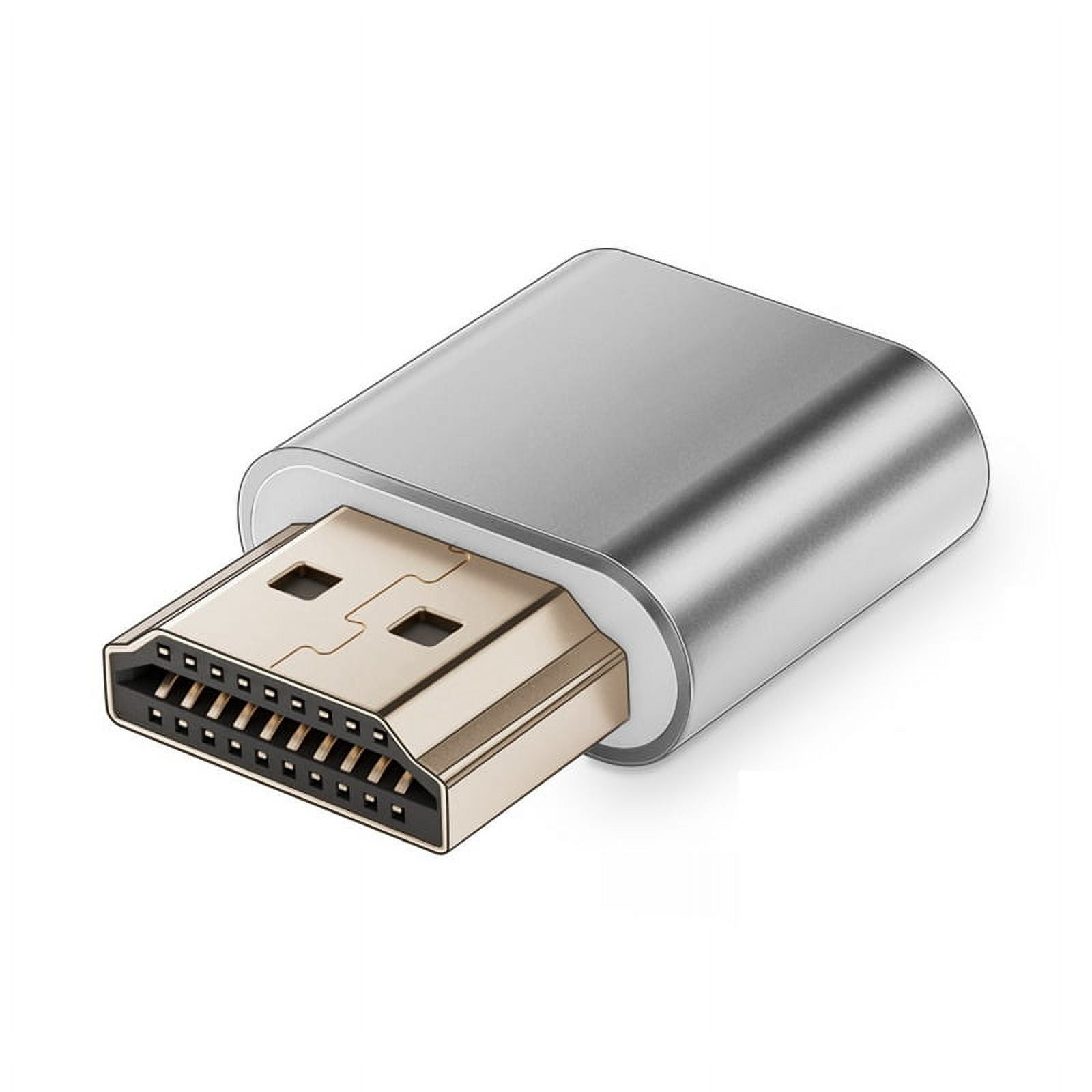 -compatible Dummy Plug 4K HDR Virtual Monitor EDID Emulator Headless ...