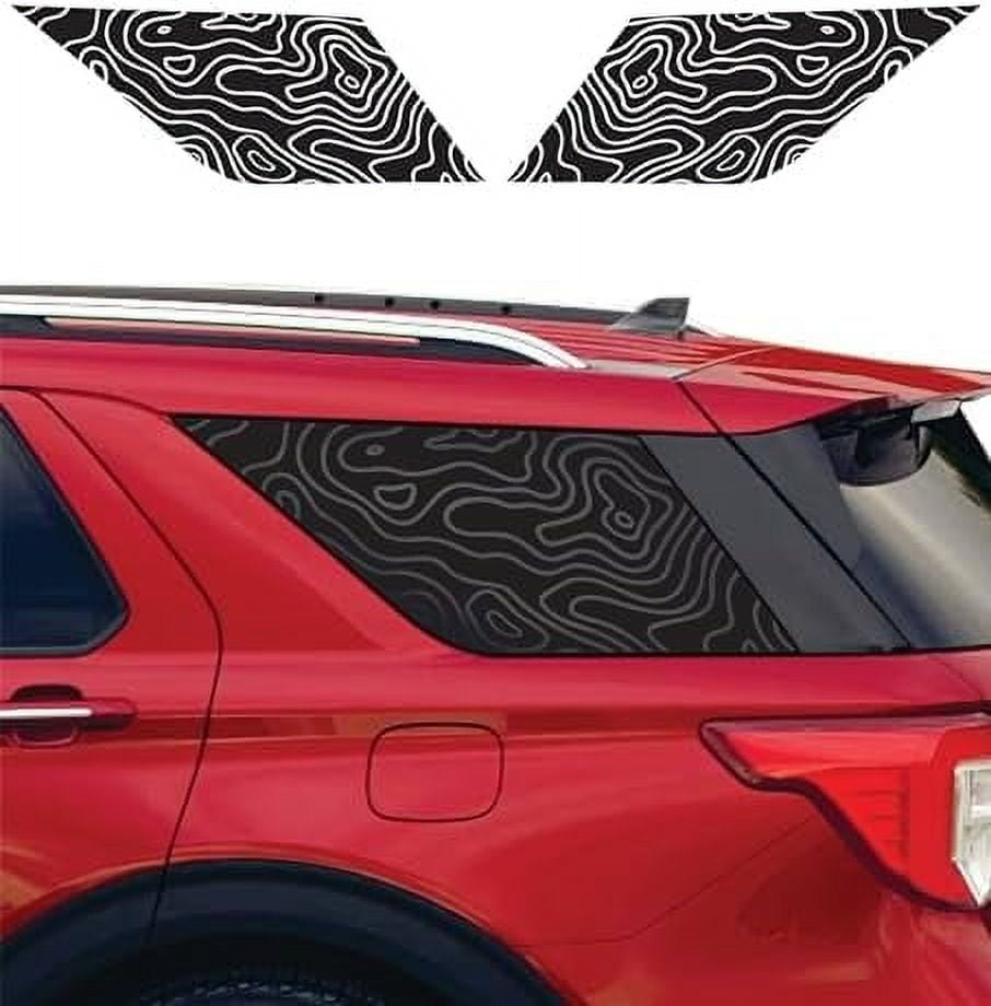 compatible with ford explorer 2020-2024 | precut topographic design ...