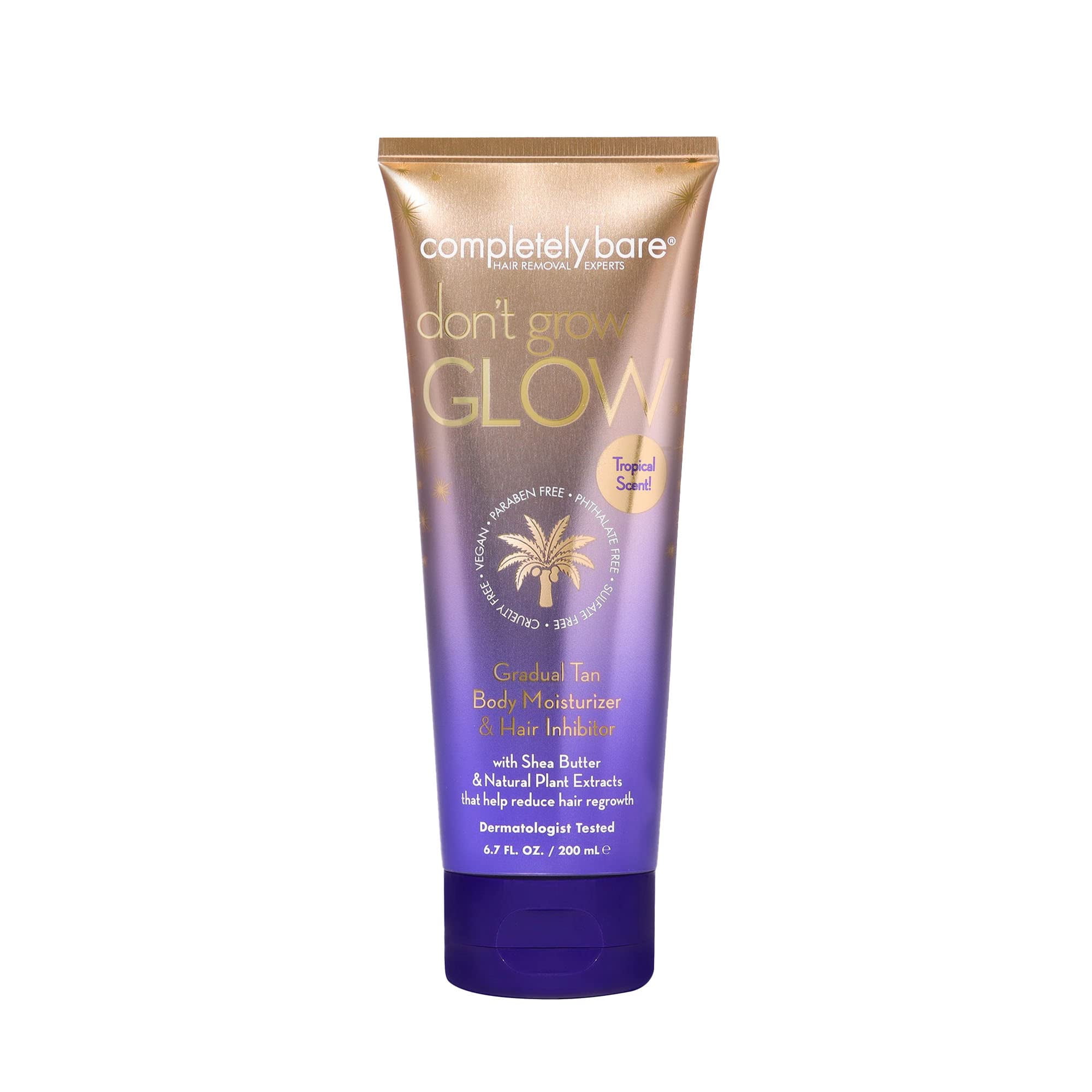 completely bare don't grow IRF13 GLOW Gradual Tan Body Moisturizer ...