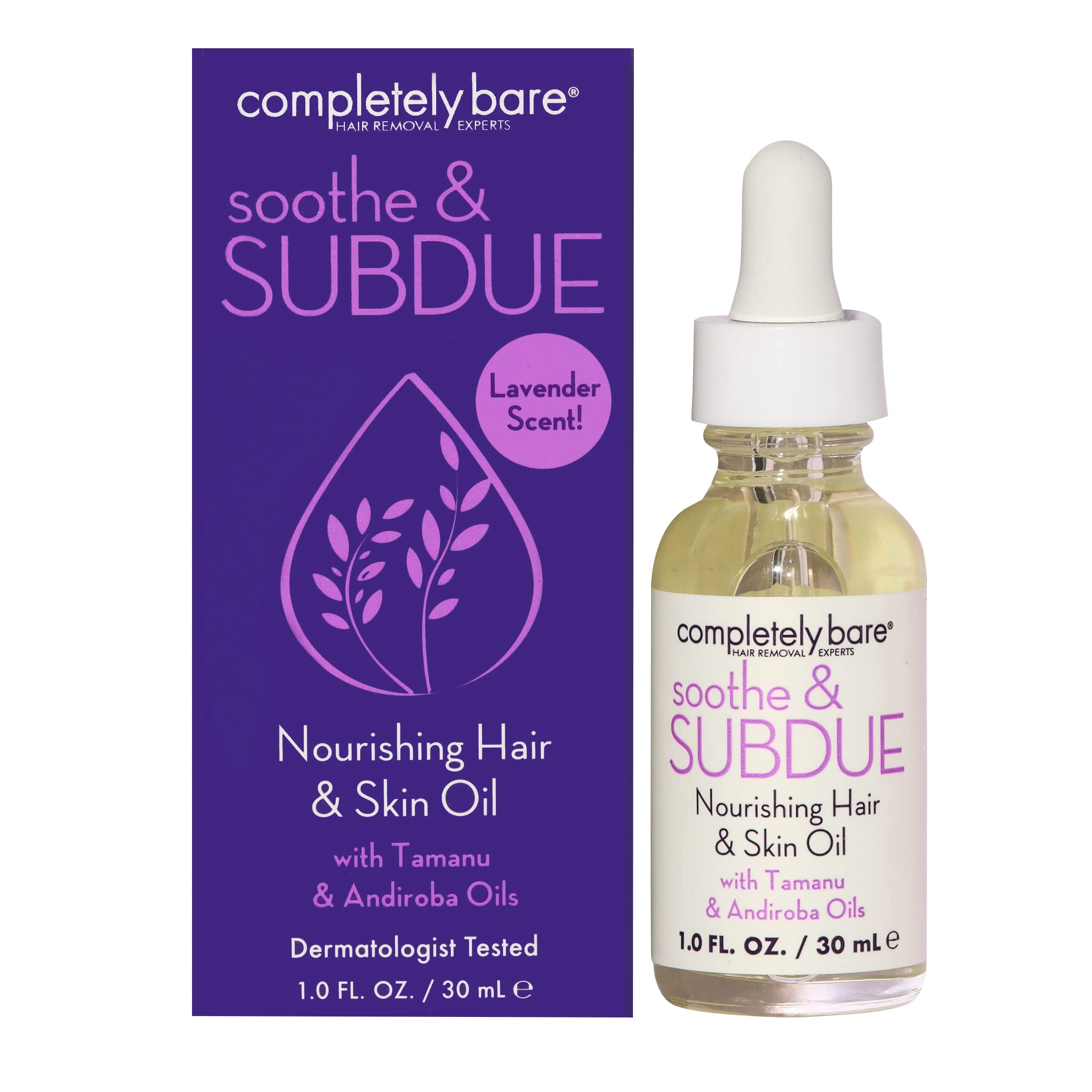 completely bare soothe & IRF13 SUBDUE Nourishing Hair & Skin Oil ...